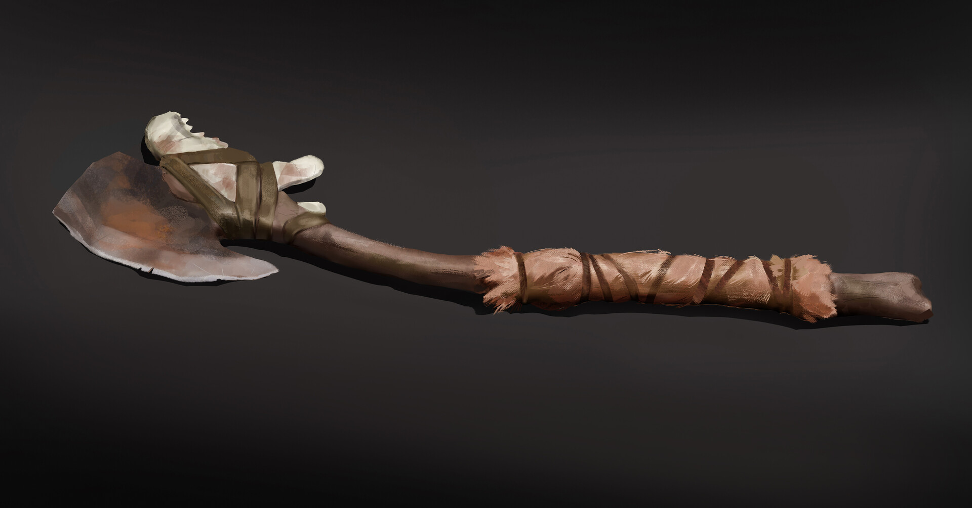 ArtStation - Ork axe