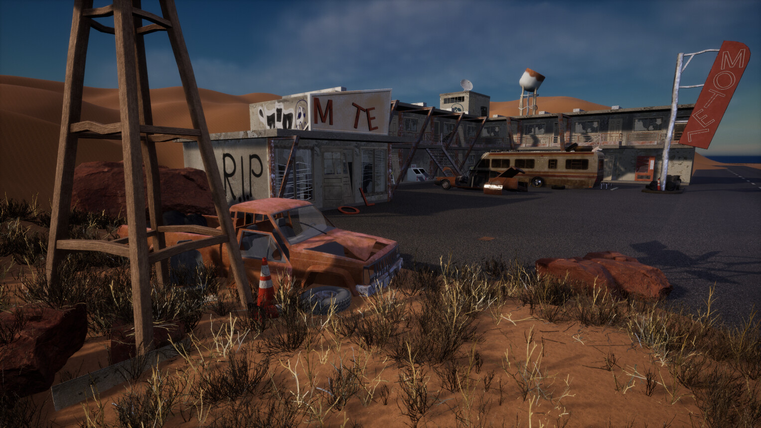 ArtStation - Desert Motel