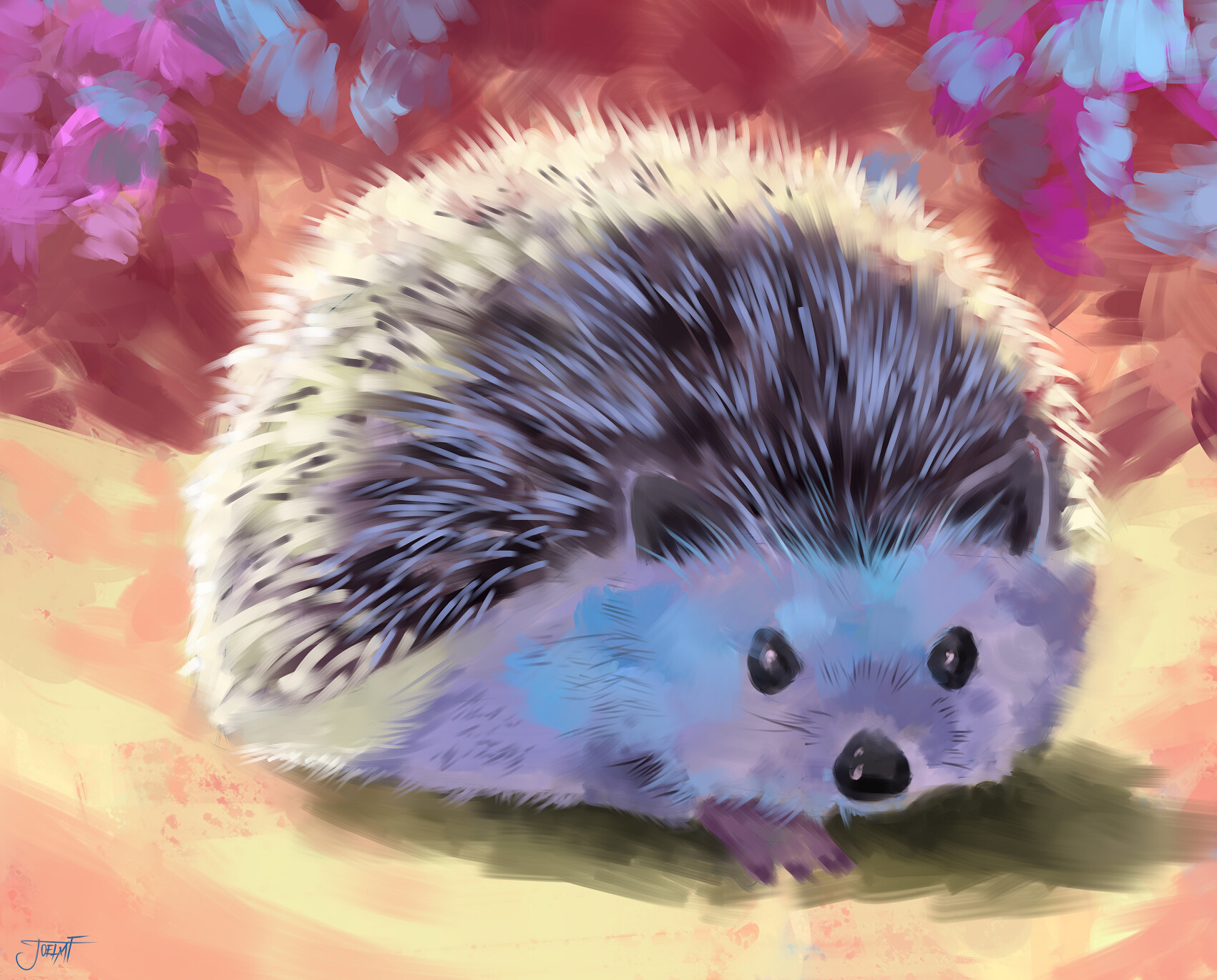 ArtStation - erizo y pangolin