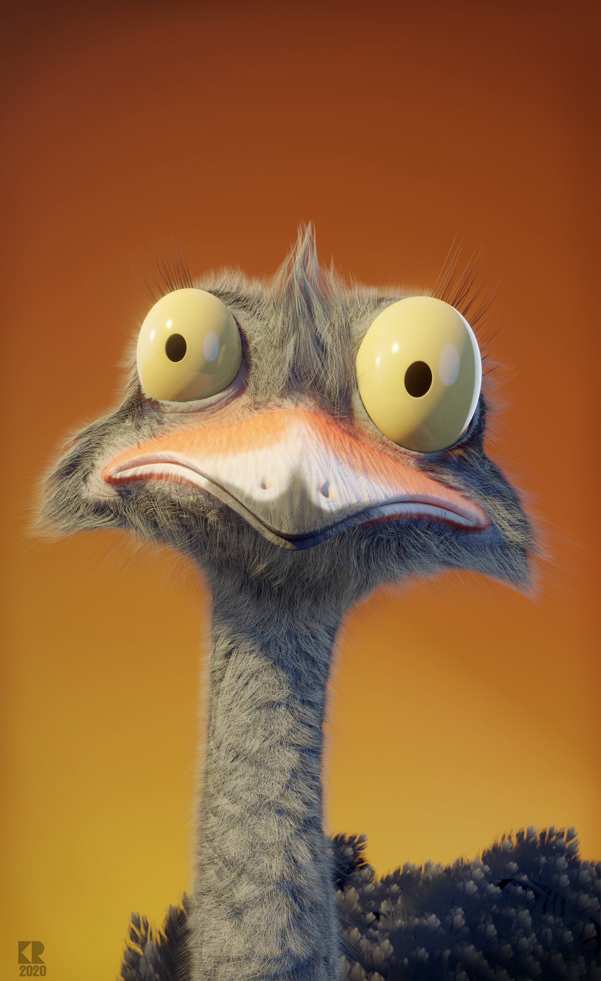 ArtStation - Paranoid Ostrich
