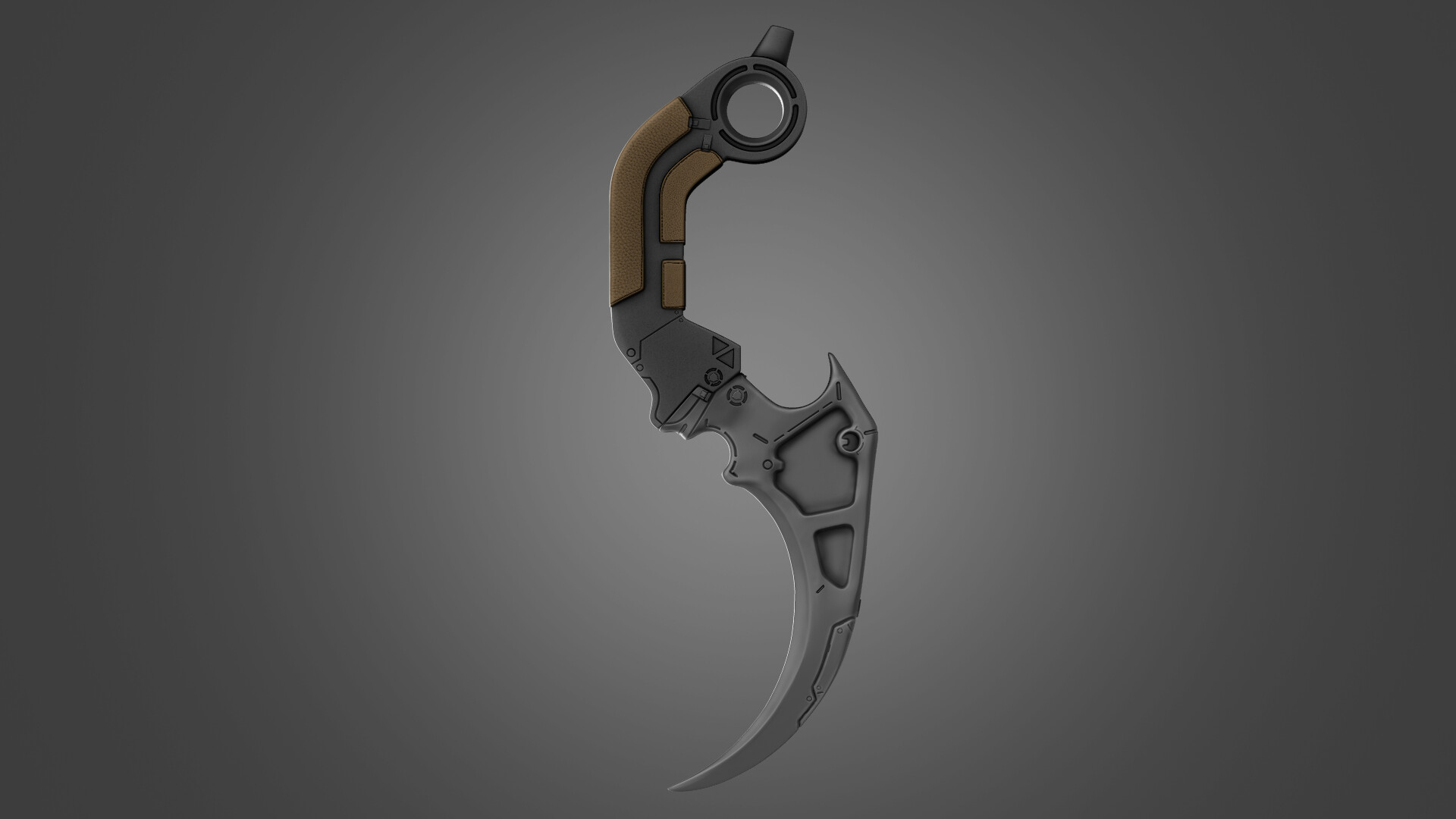 Aung Ye - Sci-Fi themed Karambit