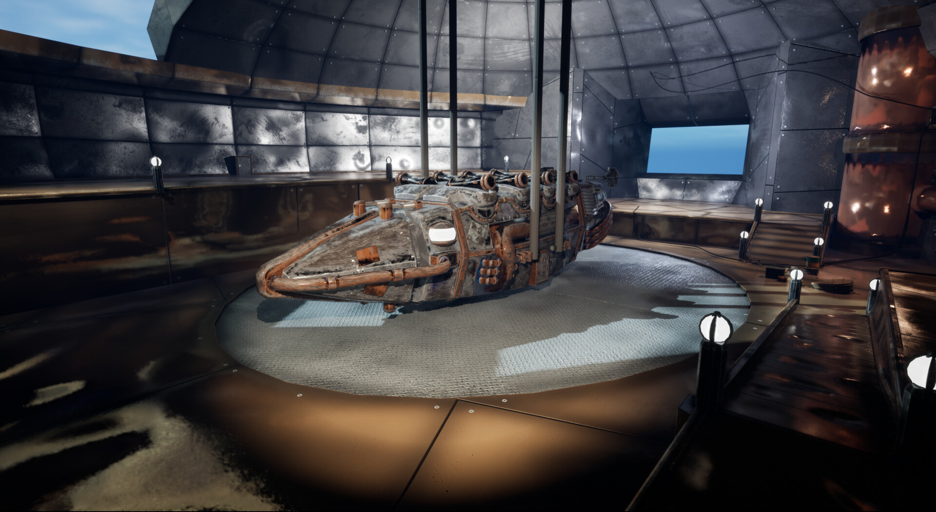 ArtStation - Dieselpunk Submarine