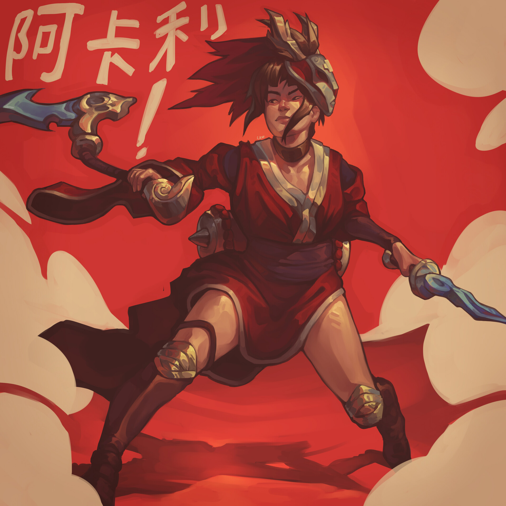 ArtStation - akali fan art