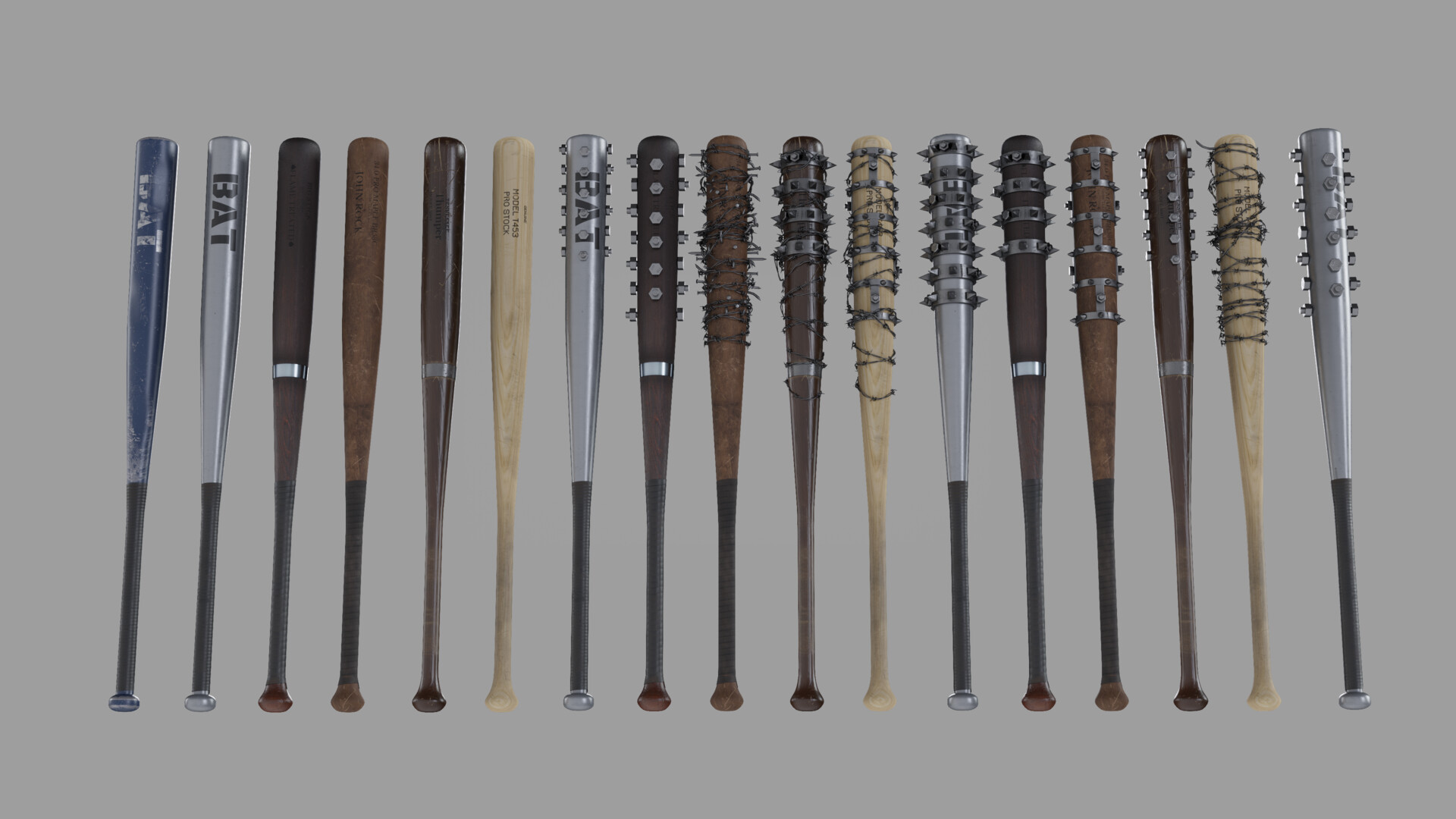 ArtStation - Baseball bat collection