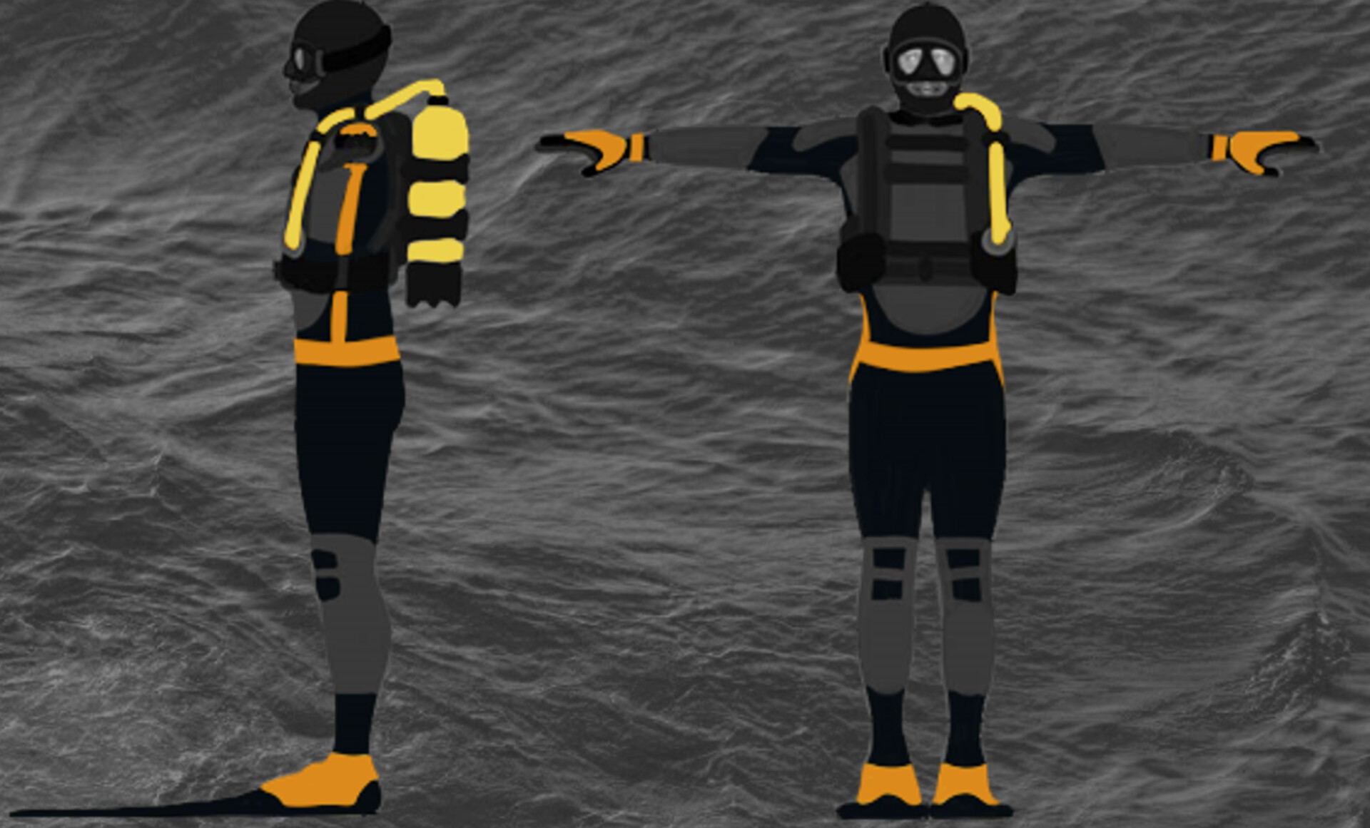 Kade Moore - TERRARQUOREUS - Short animated Film creature sculpt