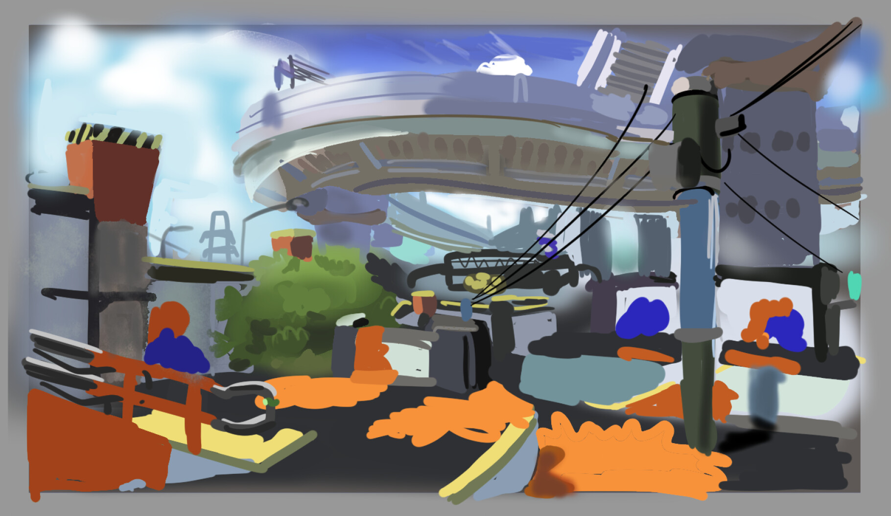 ArtStation - Splatoon Location Studies