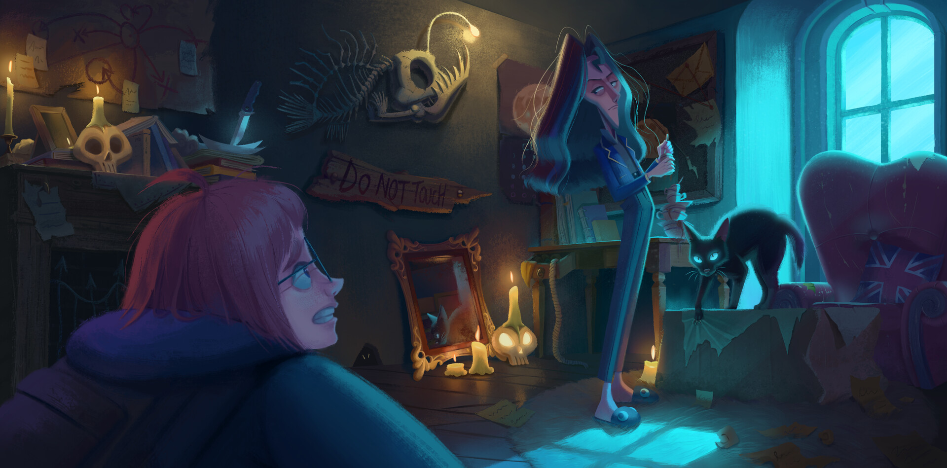 ArtStation - SHERLOCK : crazy garden / first meeting / illustration