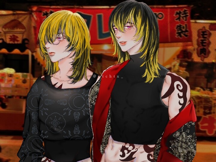 ArtStation - rindou and ran fanart!