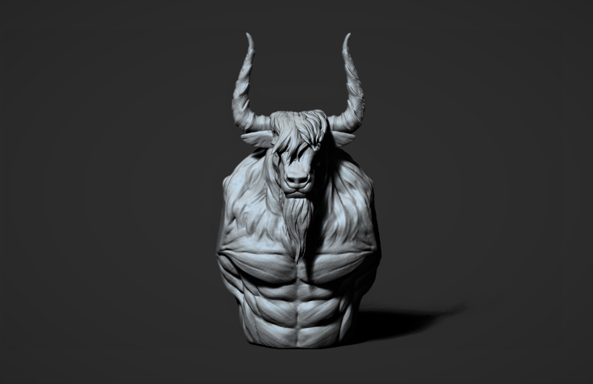 ArtStation - Minotaur Bust
