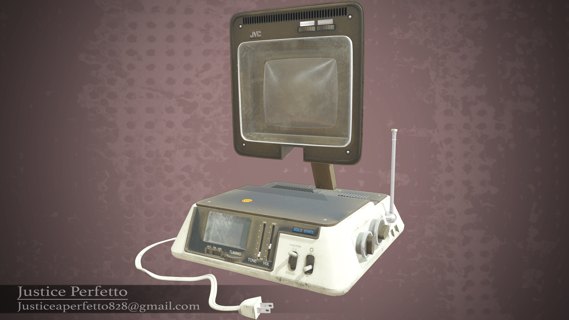 ArtStation - JVC 3100R Video Capsule (WIP Breakdown)