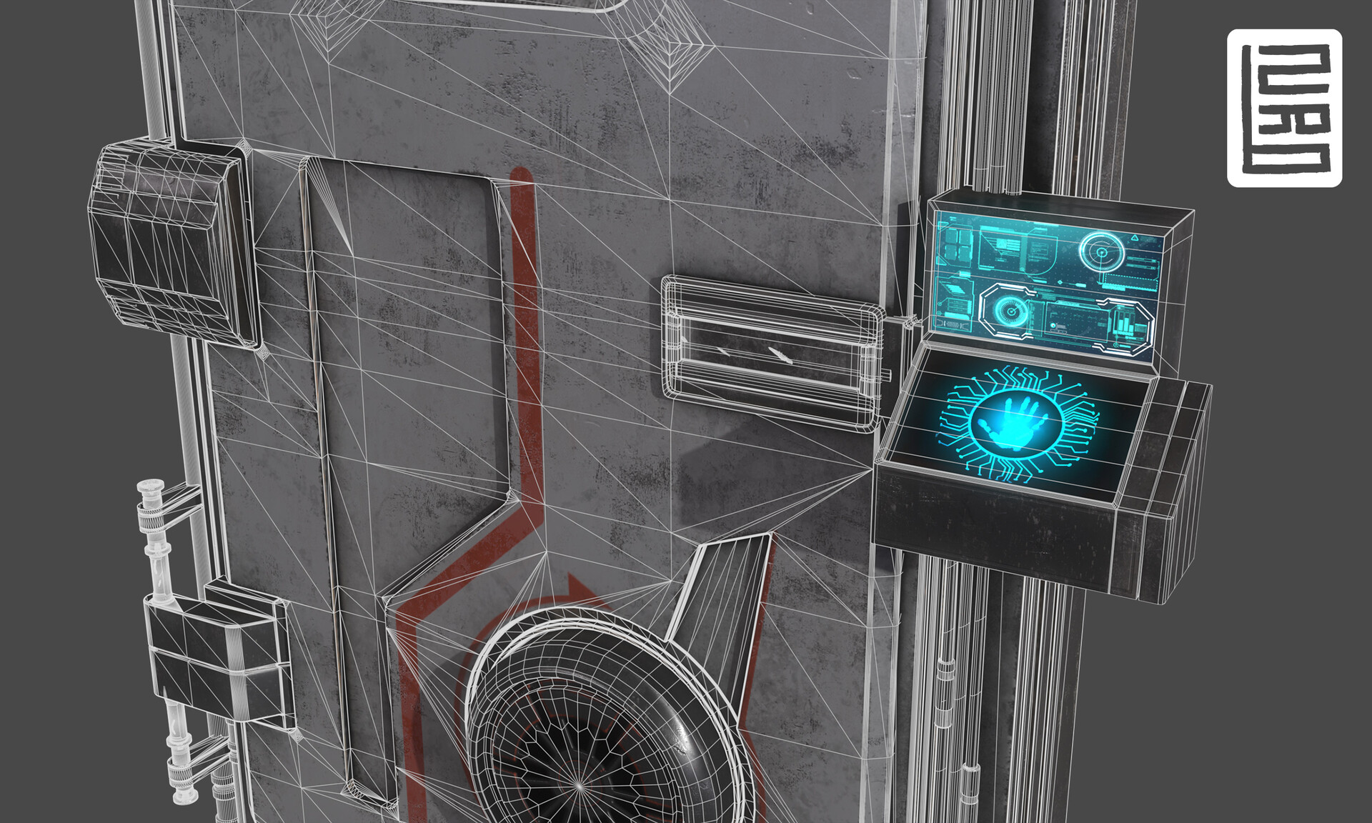 B2Rocks - Sci-Fi Door