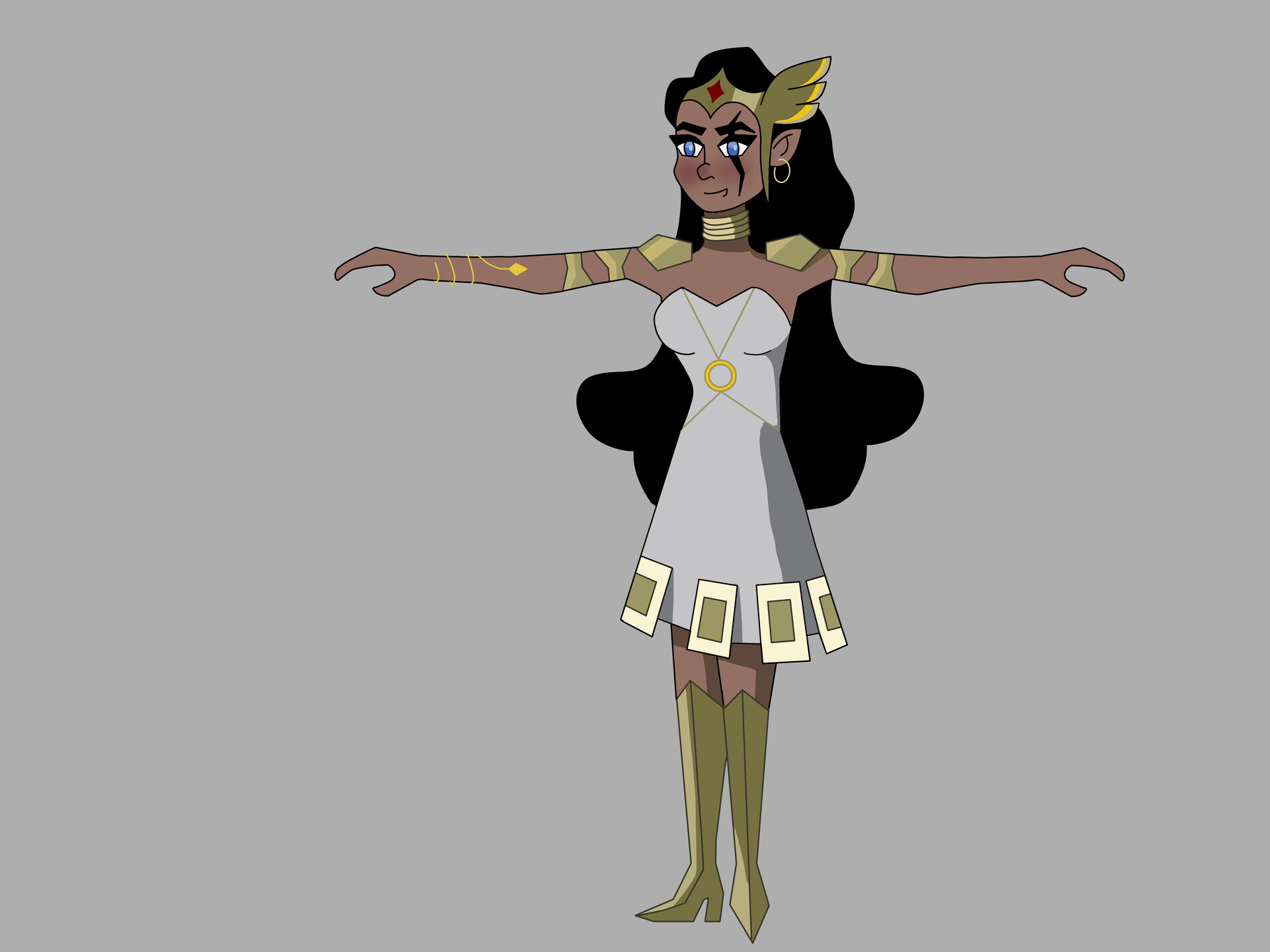 ArtStation - Amazon Woman Character