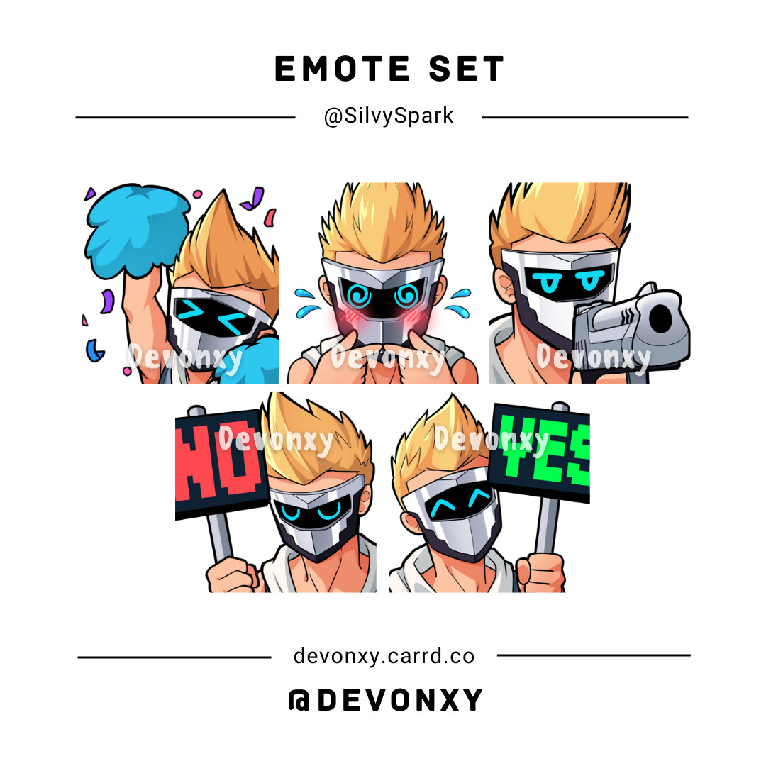 ArtStation - Emote Set Commission 3