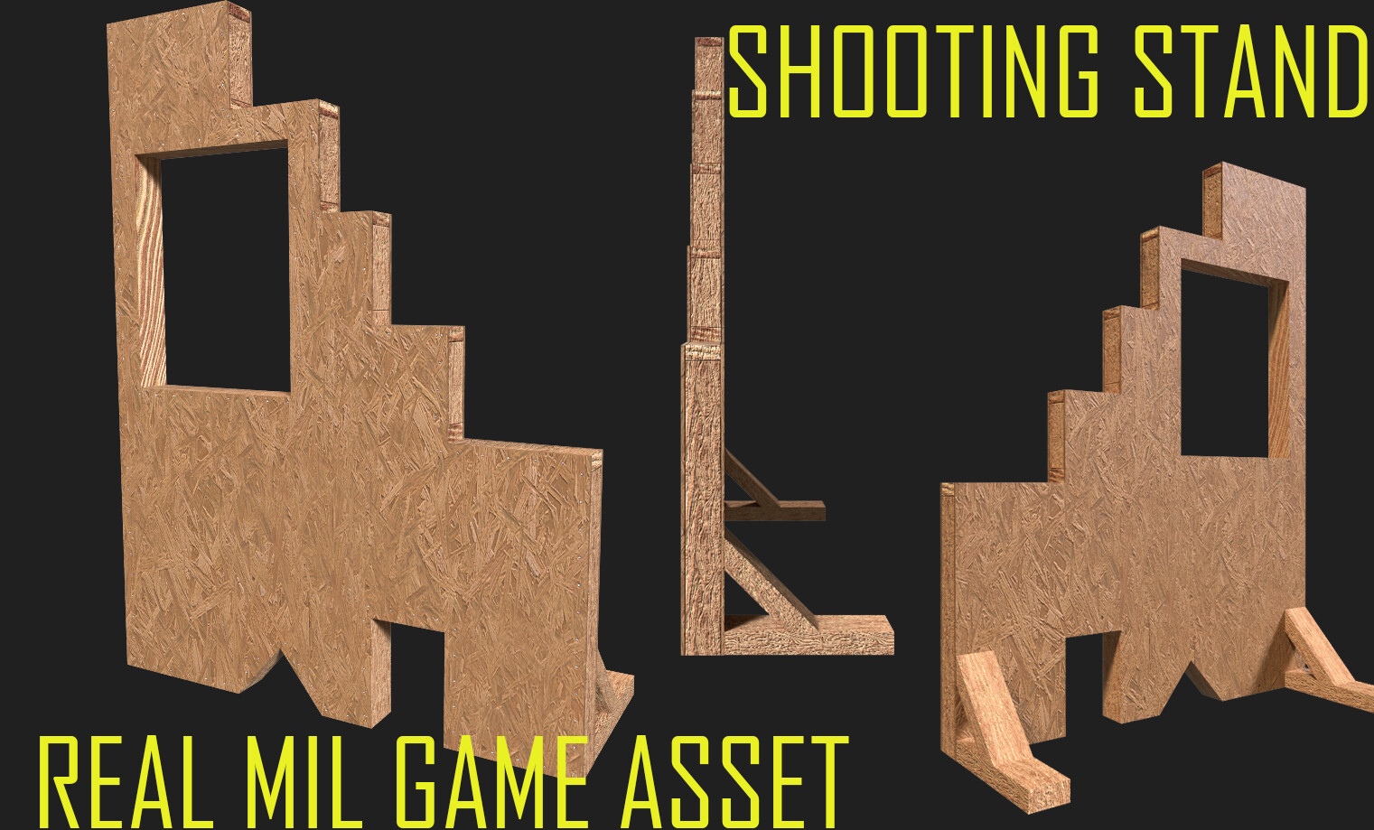 ArtStation - Shooting Stand for Real Mil