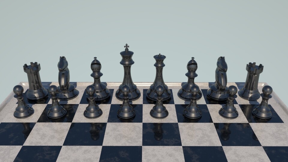 ArtStation - Chess Set