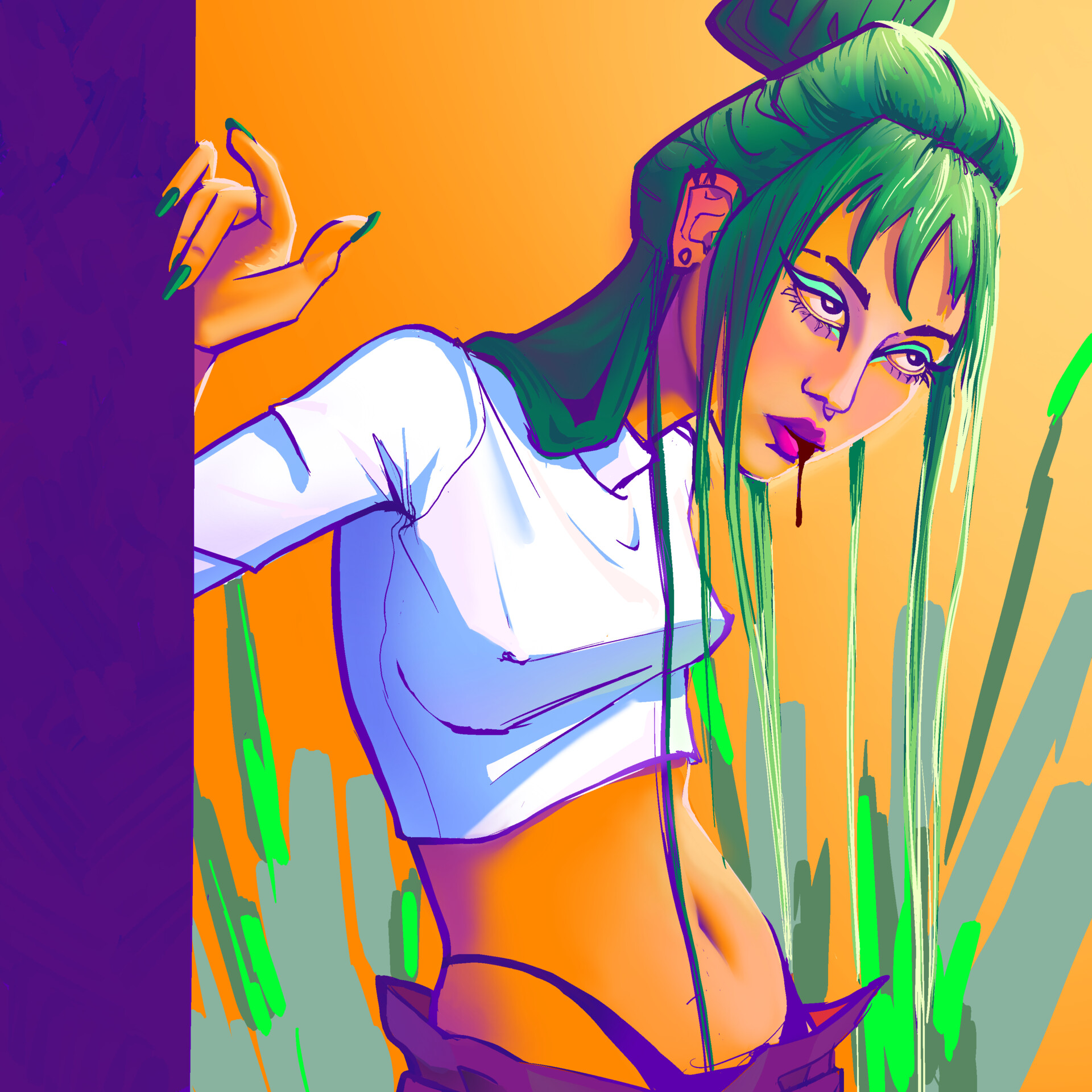 ArtStation - tired + process video