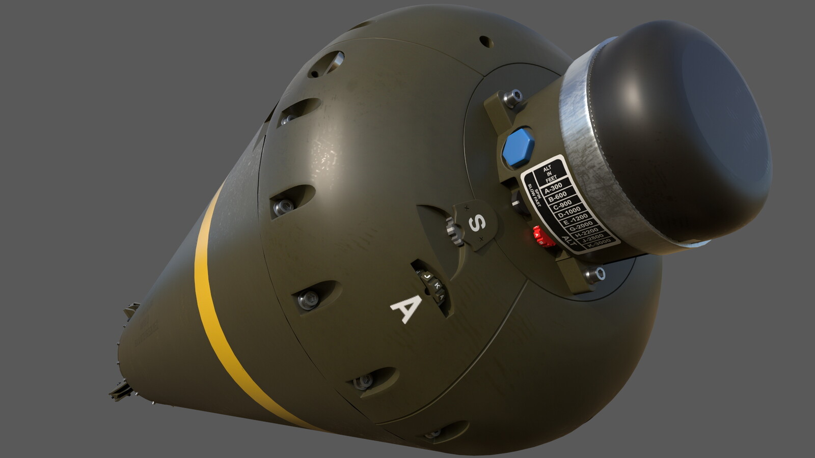 Denis Galayko - CBU-87 and CBU-103 Combined Effects Munition 3D models