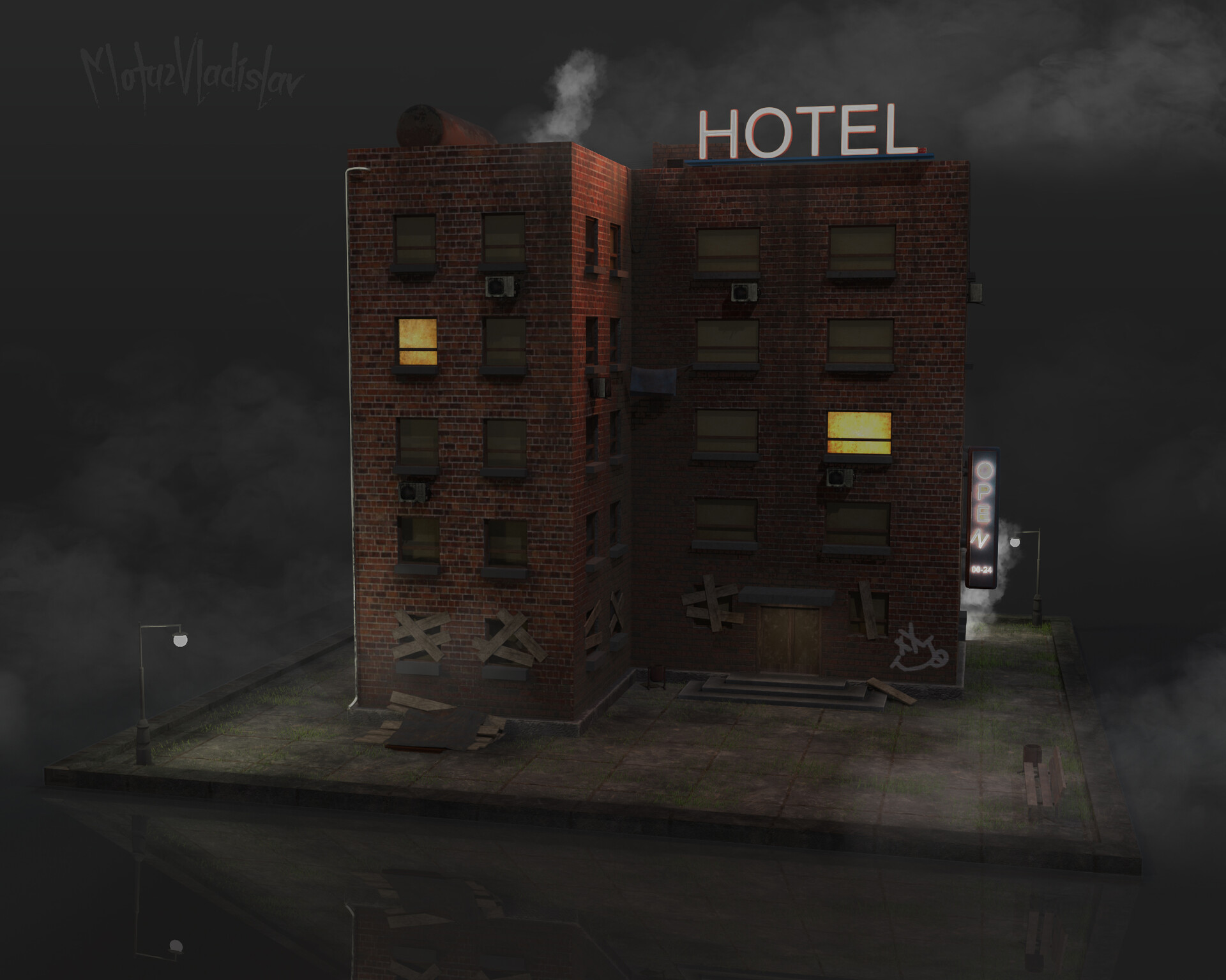 ArtStation - Old hotel