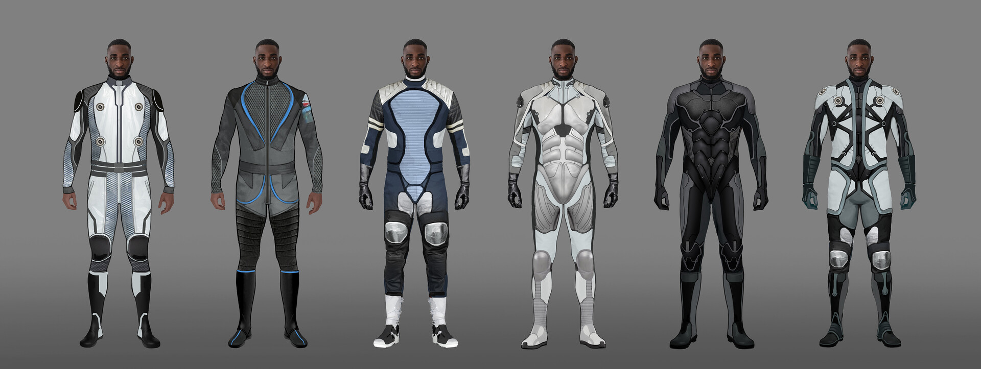 ArtStation - Suit designs - Variations