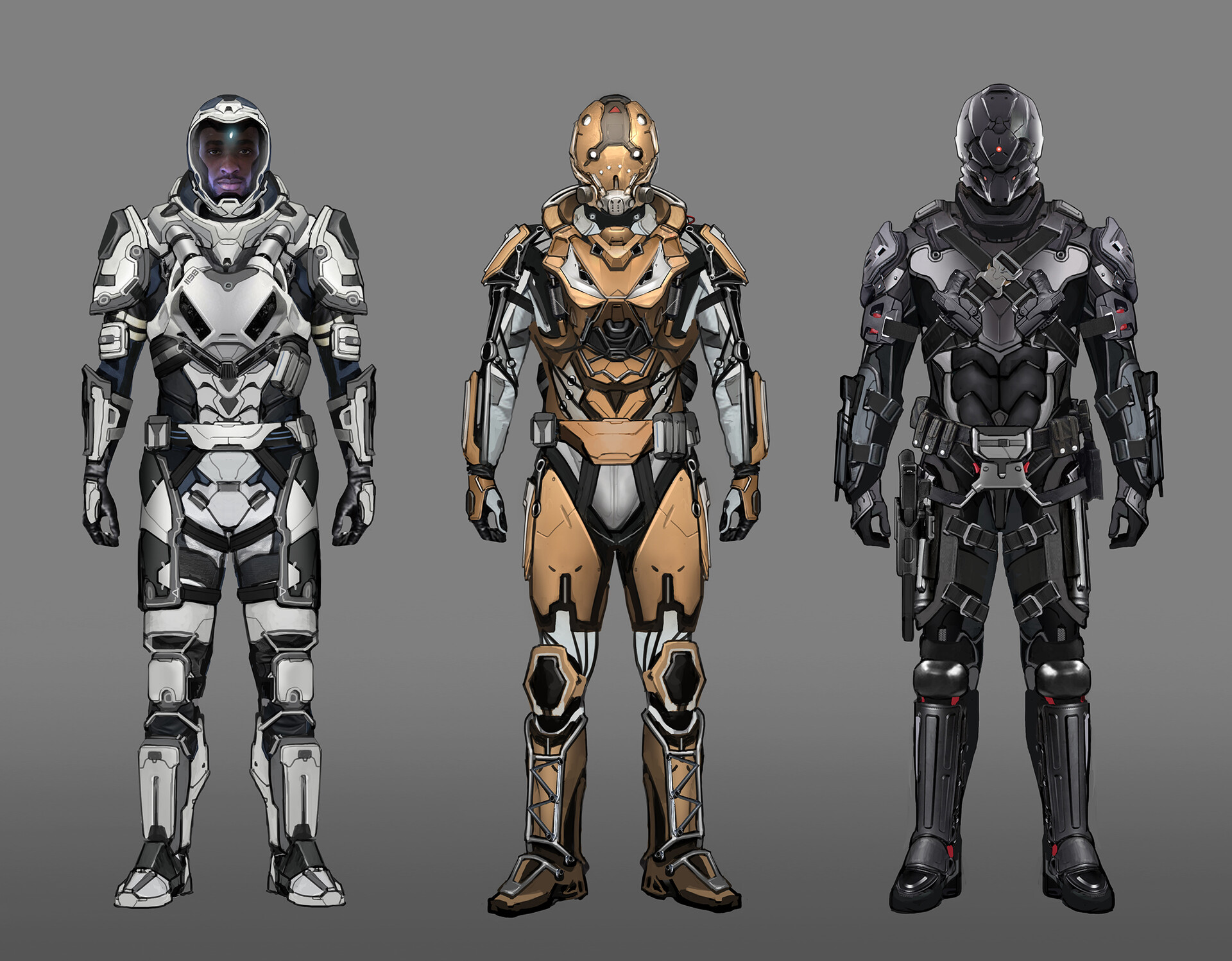 ArtStation - Suit designs - Variations