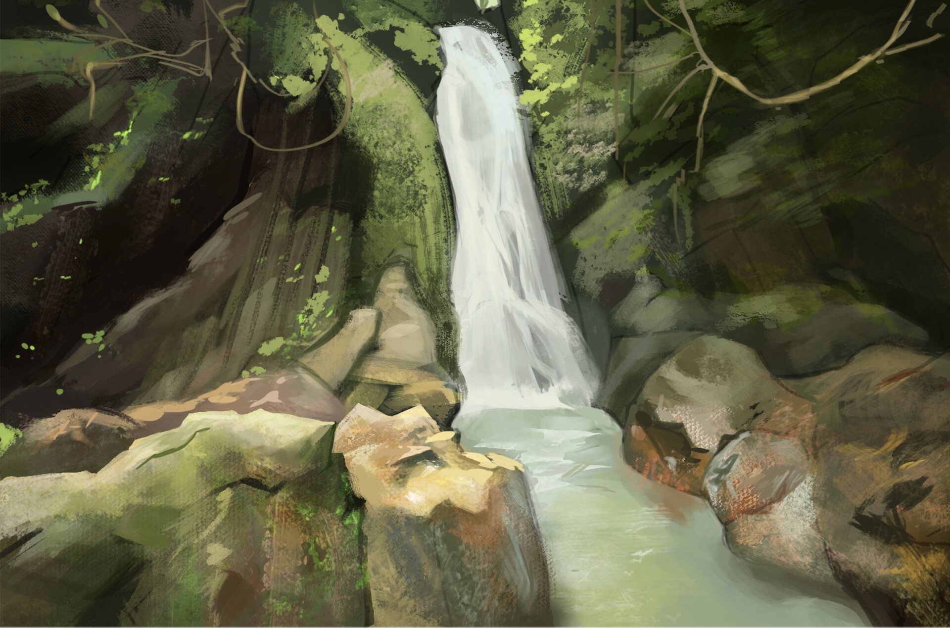 ArtStation - Brushwork practice