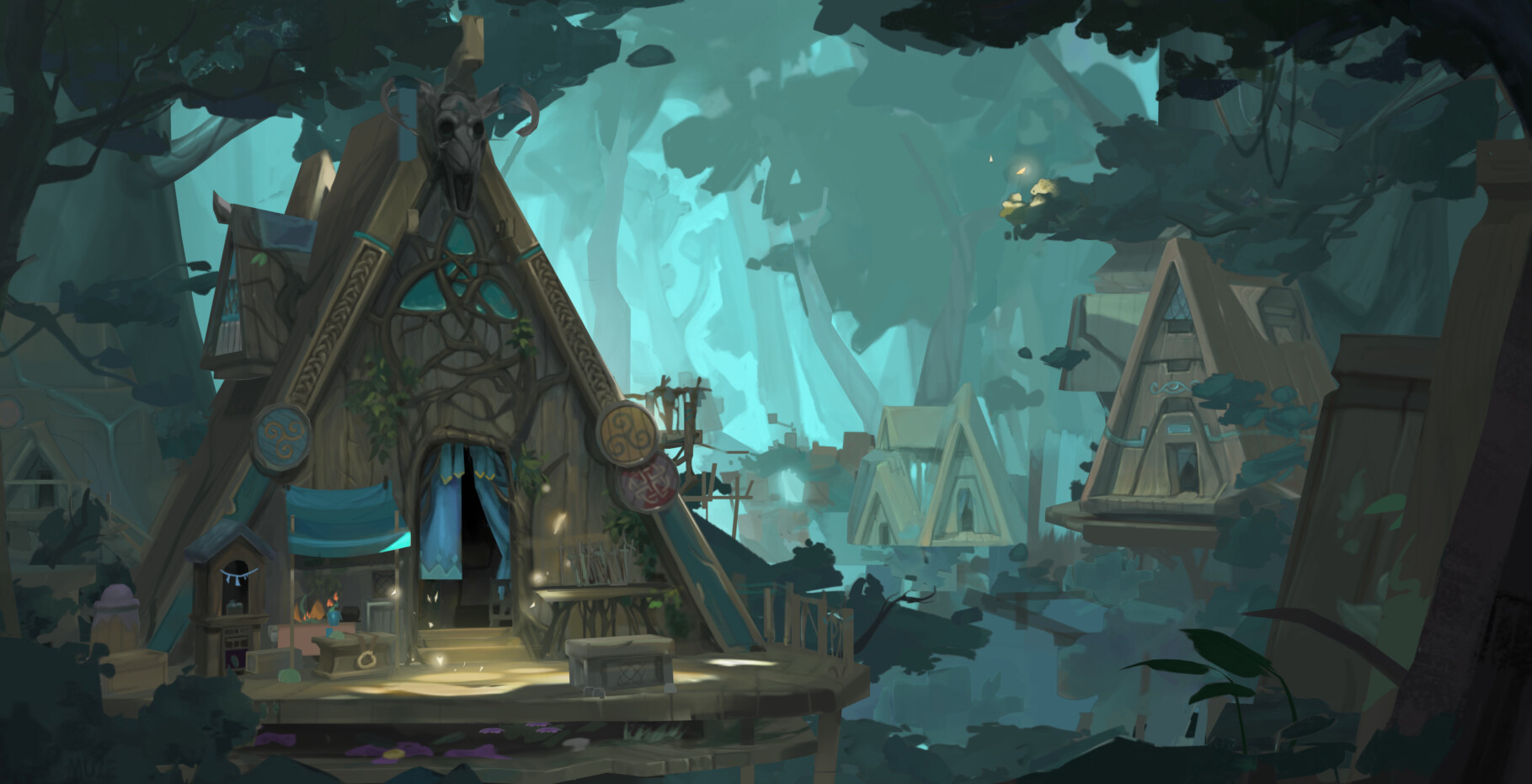 ArtStation - Treehouse House Study- Conner Dodd