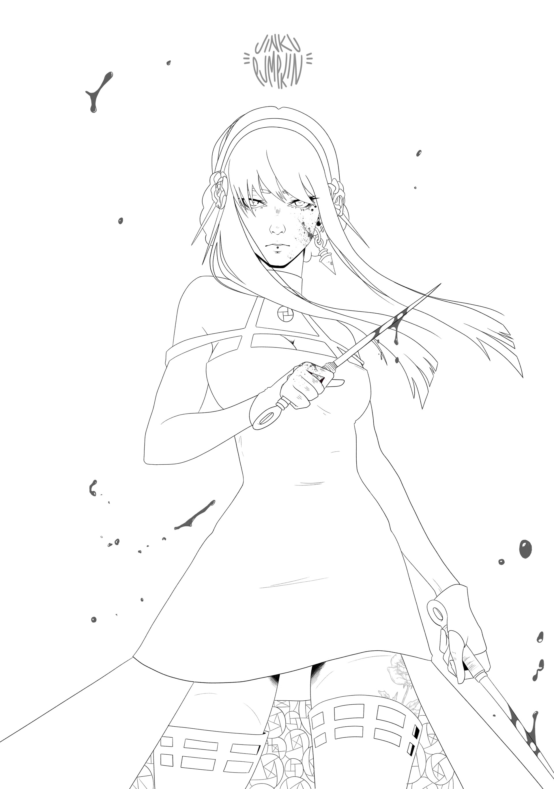 ArtStation - Yor lineart