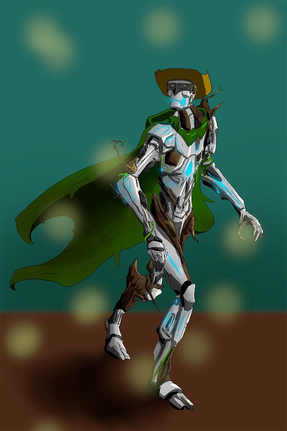 ArtStation - Warforged Druid - sketchy commission