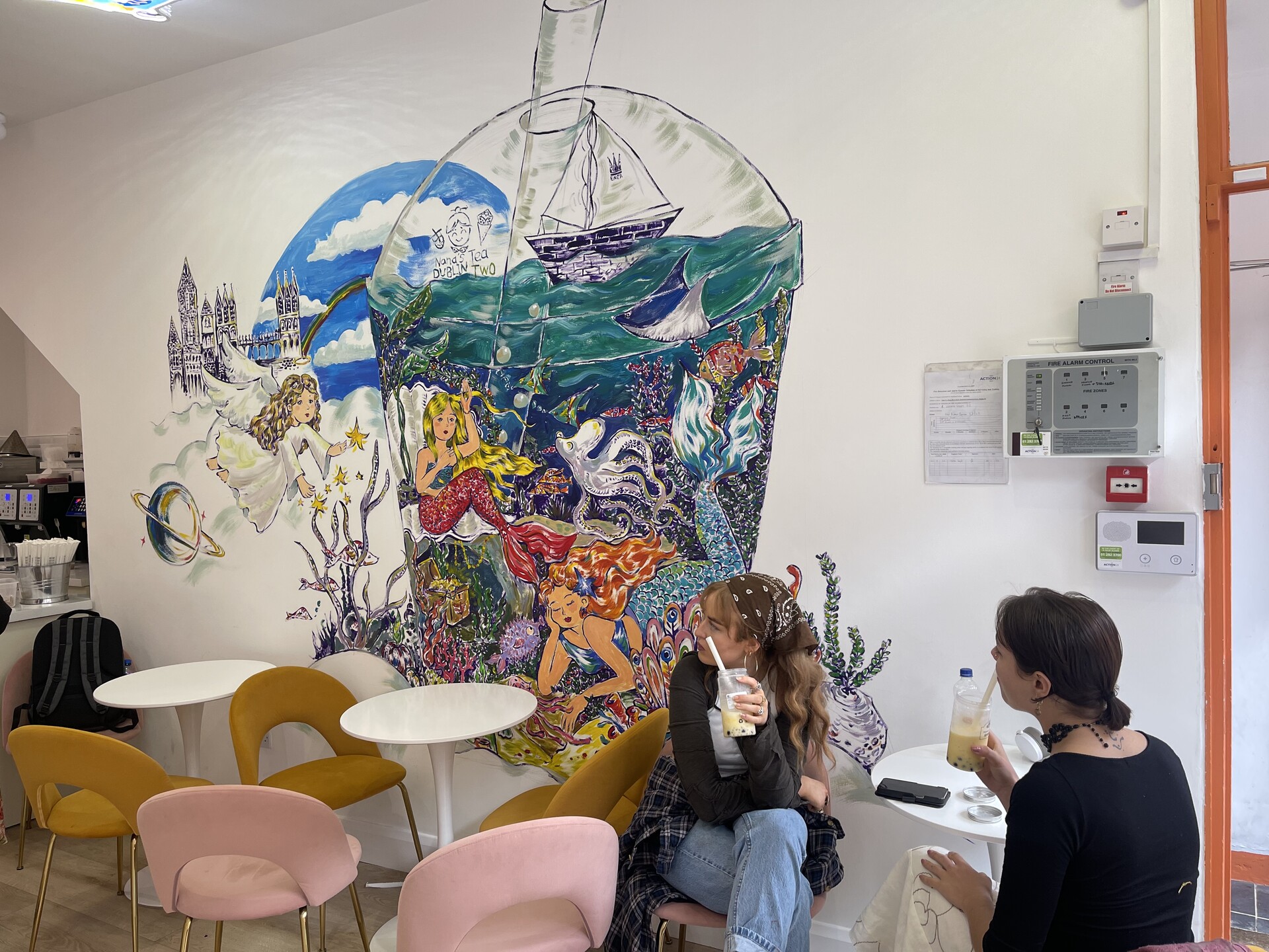 ArtStation - Mural for bubble tea shop