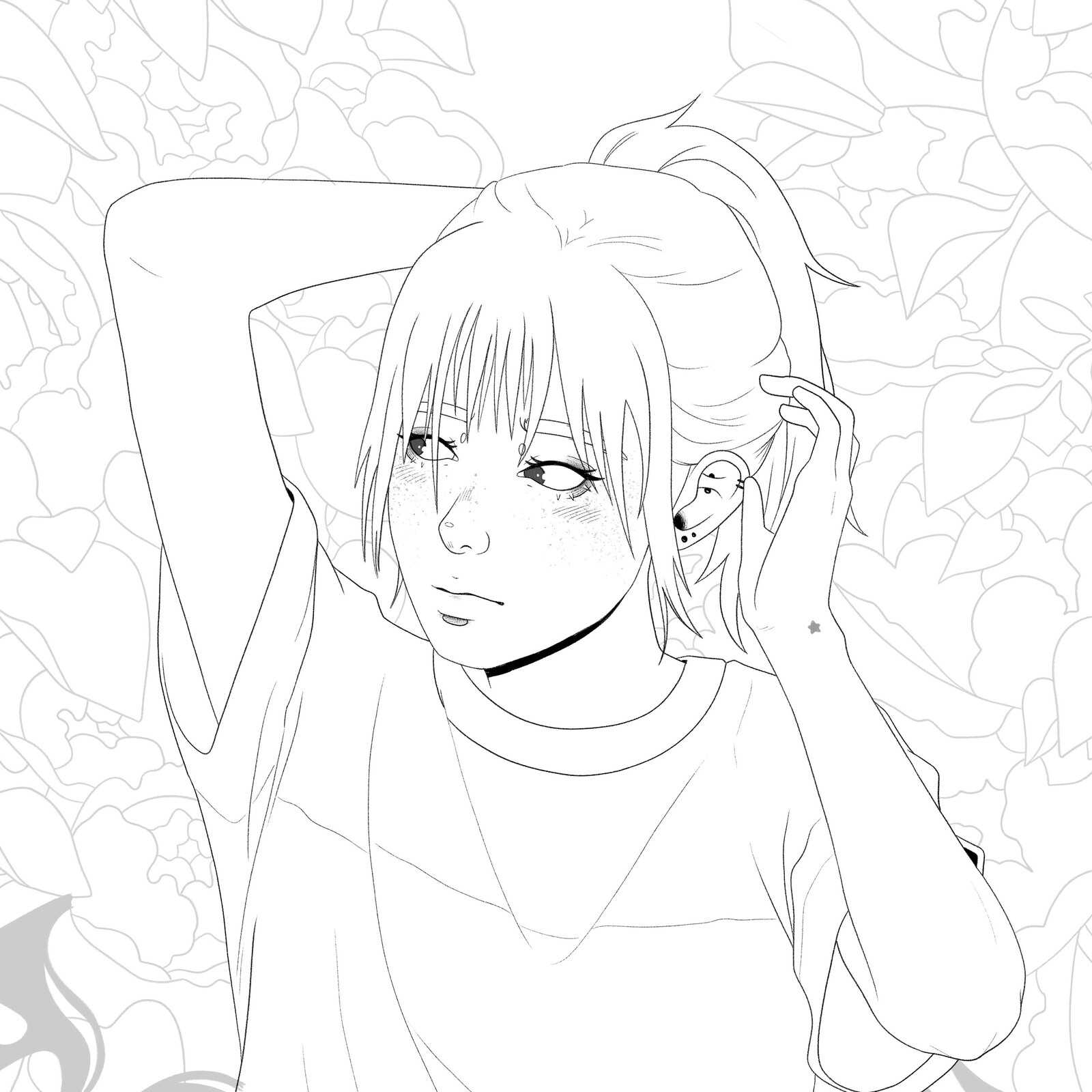 JP - Chihiro lineart
