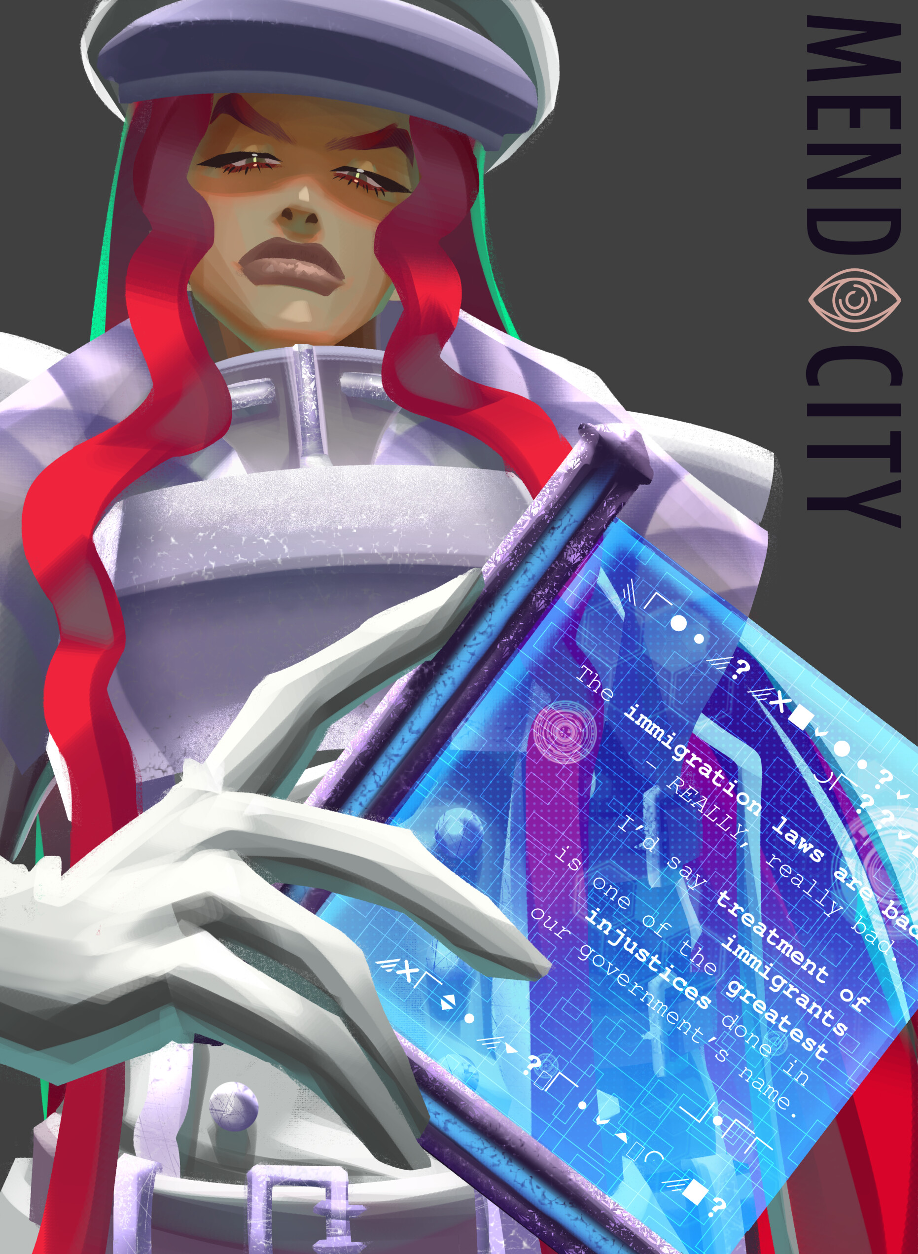 ArtStation - Cover Concept - MENDACITY