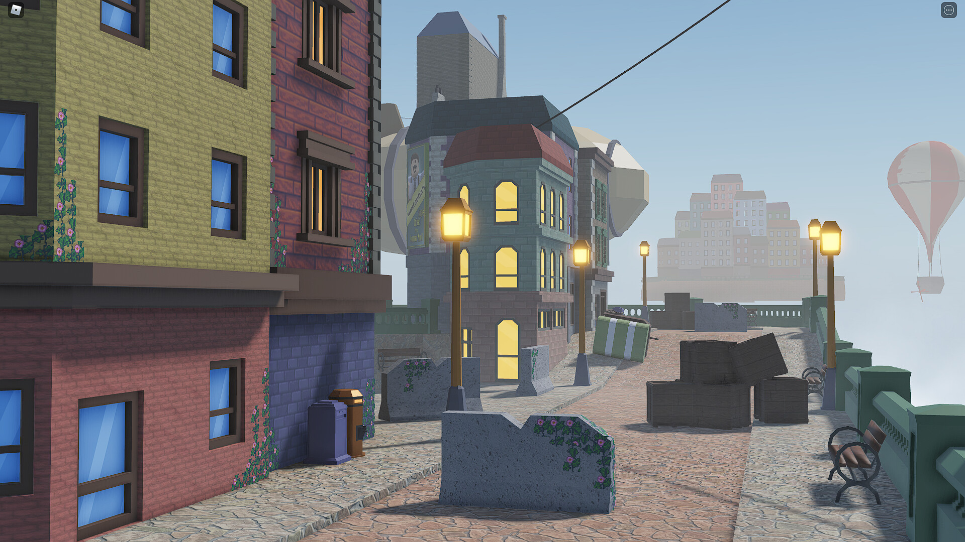 Steampunk Floating City