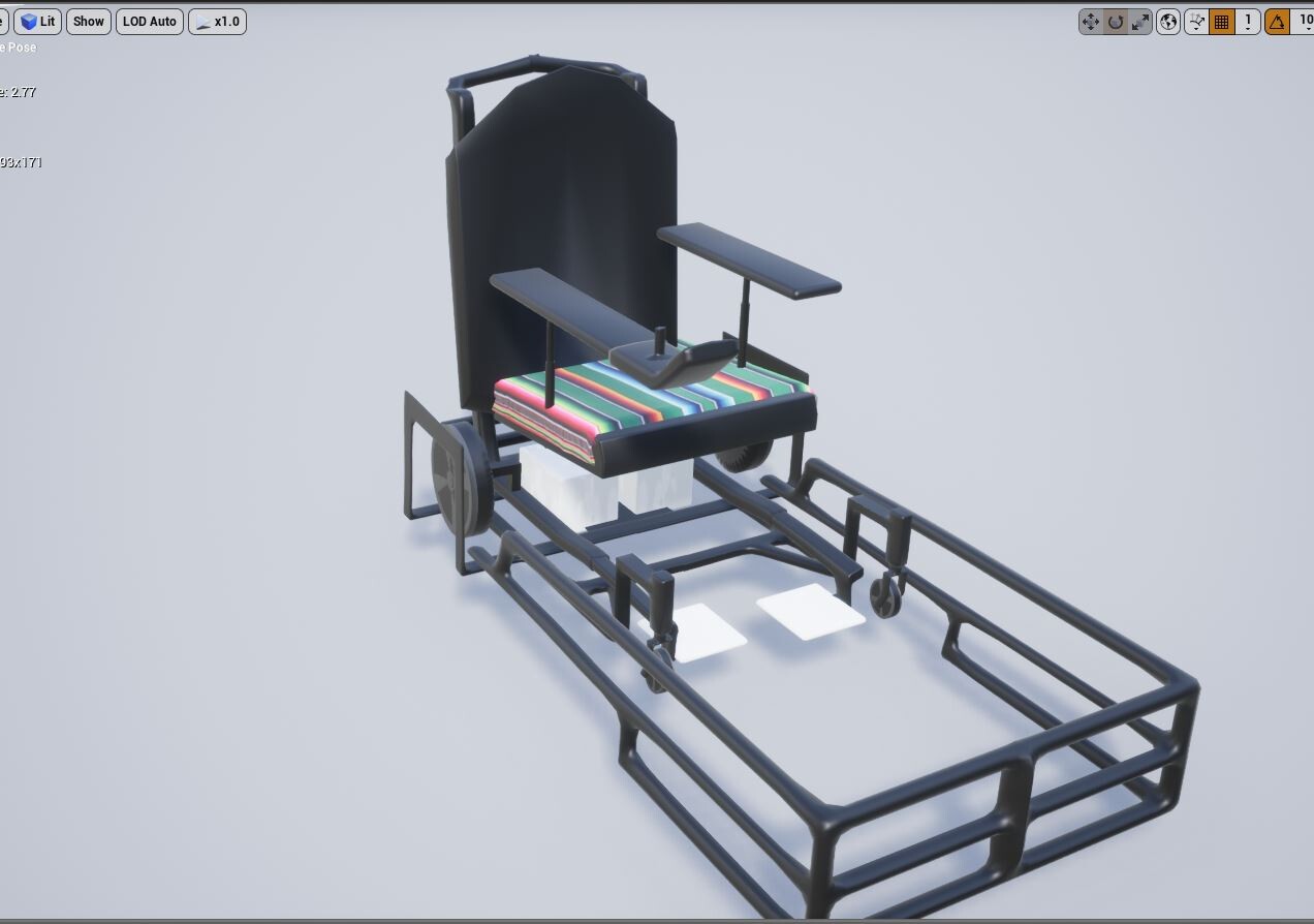 ArtStation - strike Force power soccer chair model model from the ...