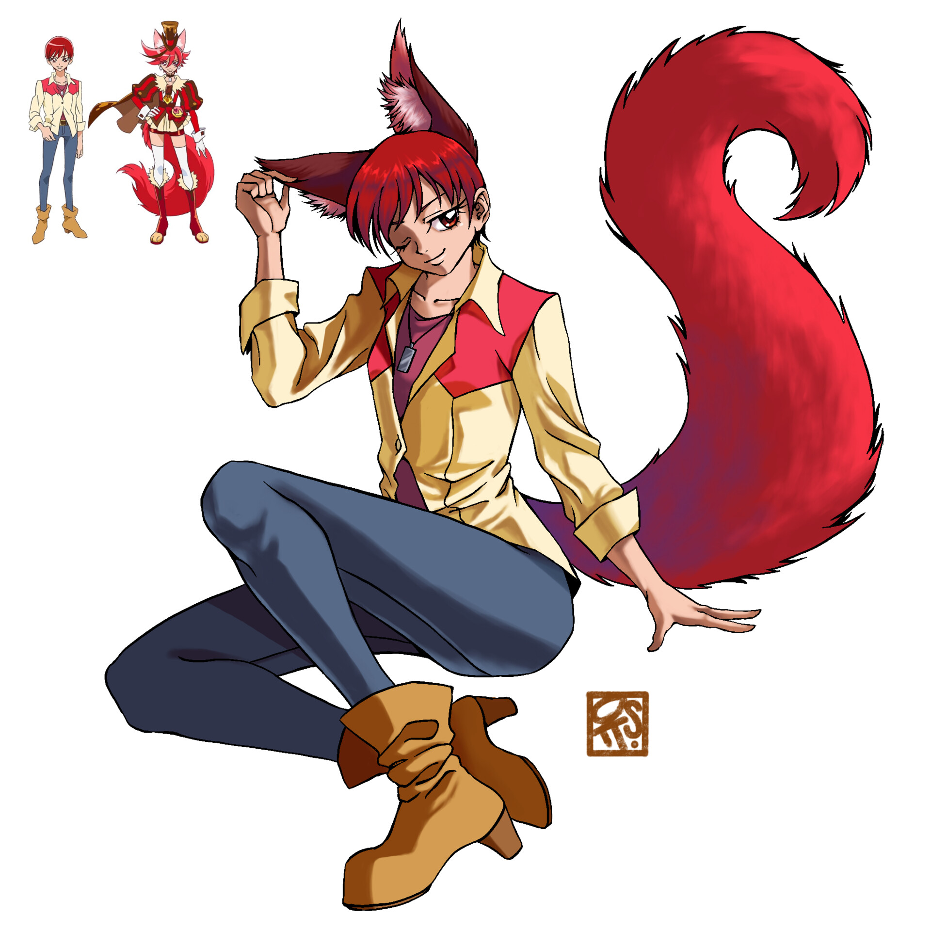 ArtStation - Request - Akira Kenjou from Kirakira Pretty Precure