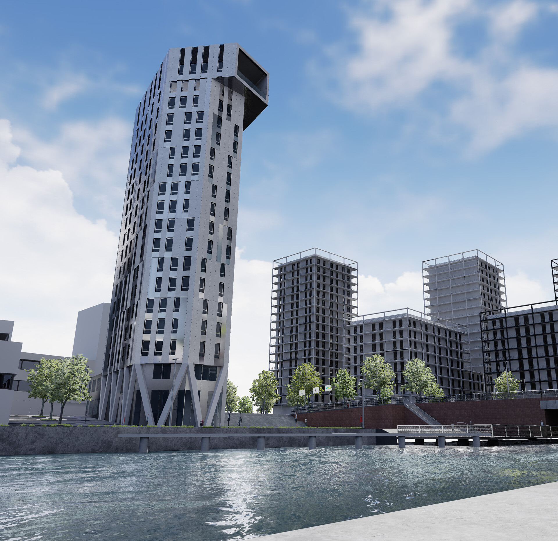 ArtStation - Residential Building - TED