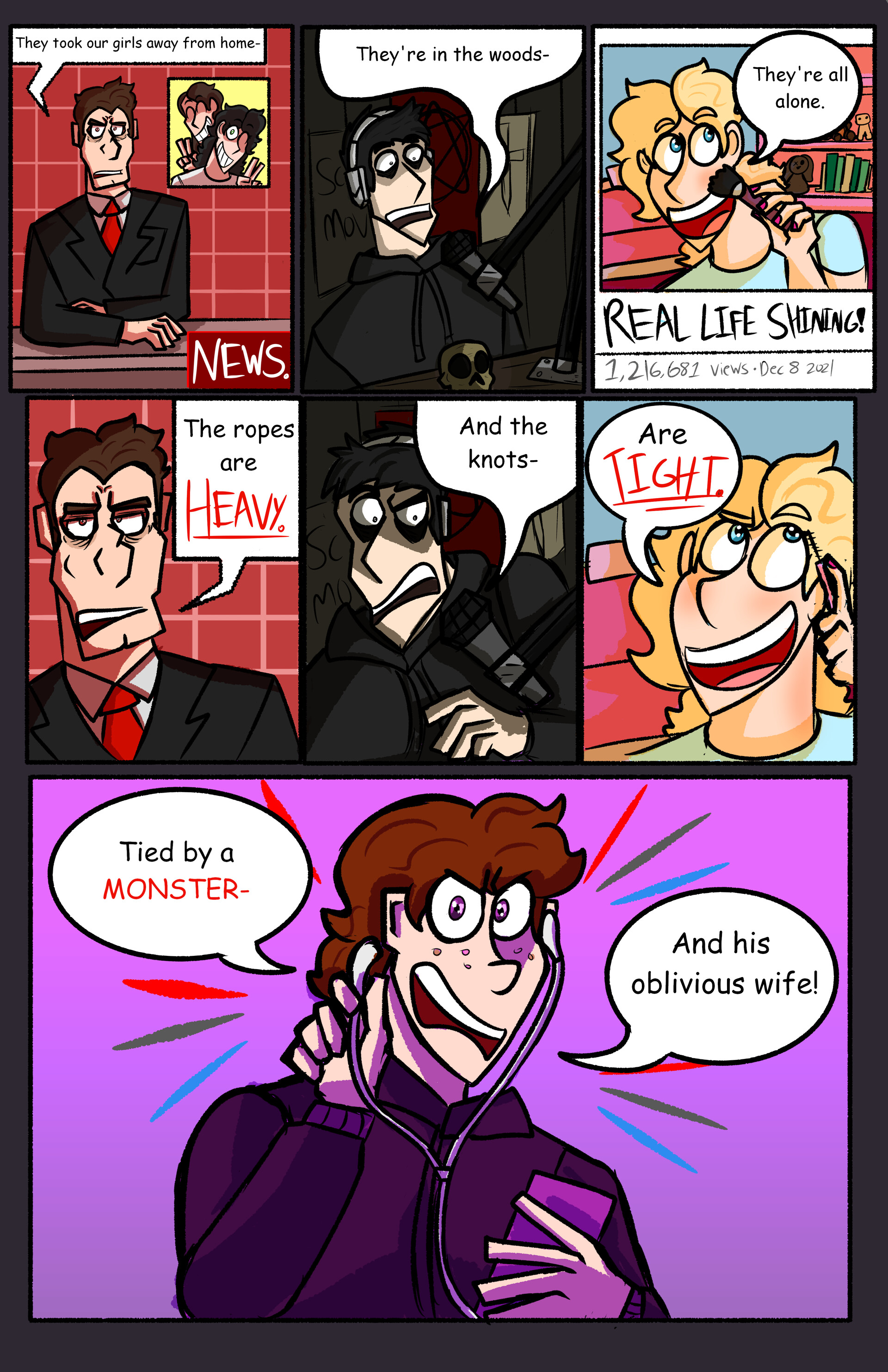 ArtStation - Comic adaptation of Lotta True Crime