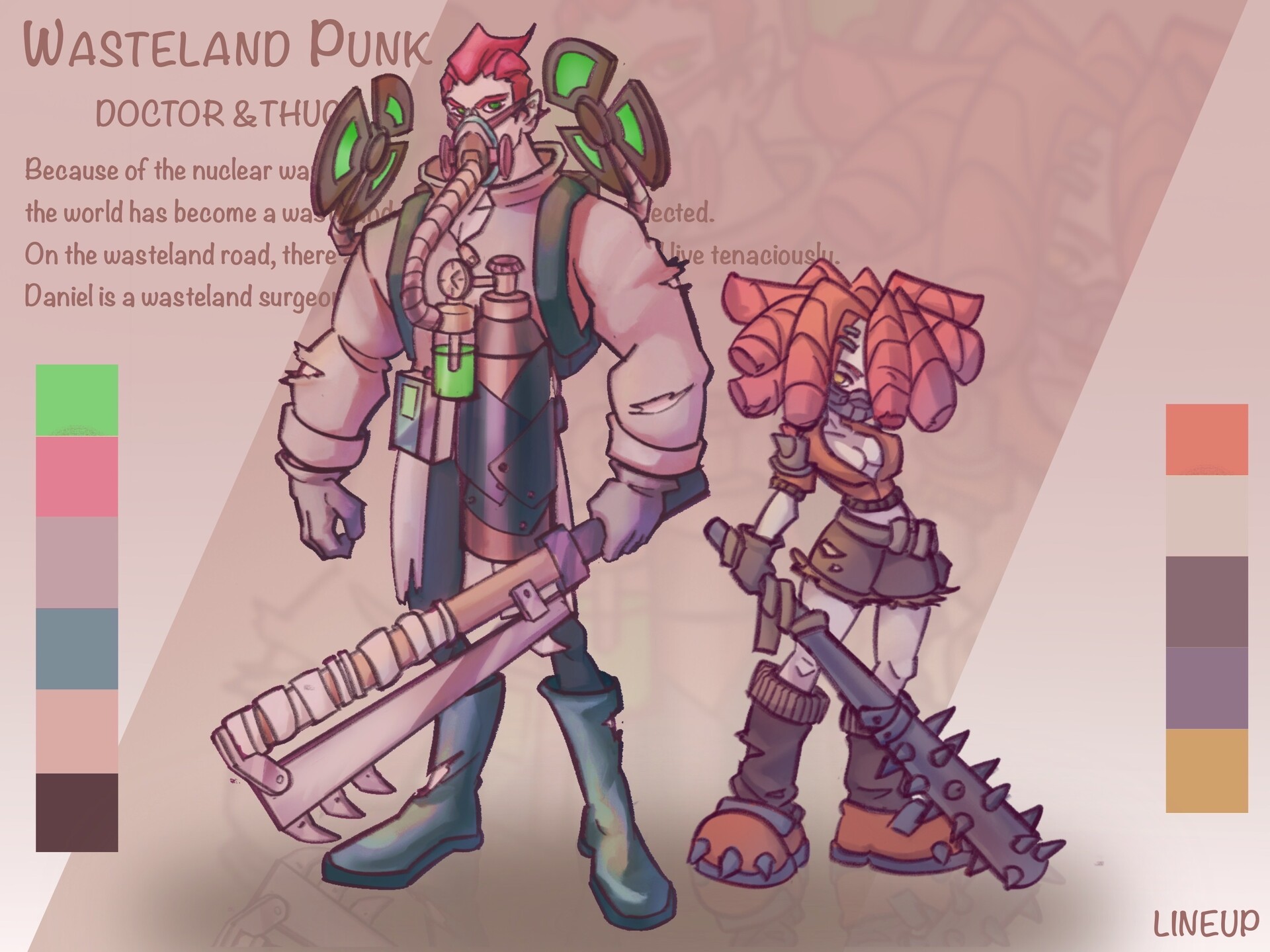 ArtStation - Wasteland Punk（homework