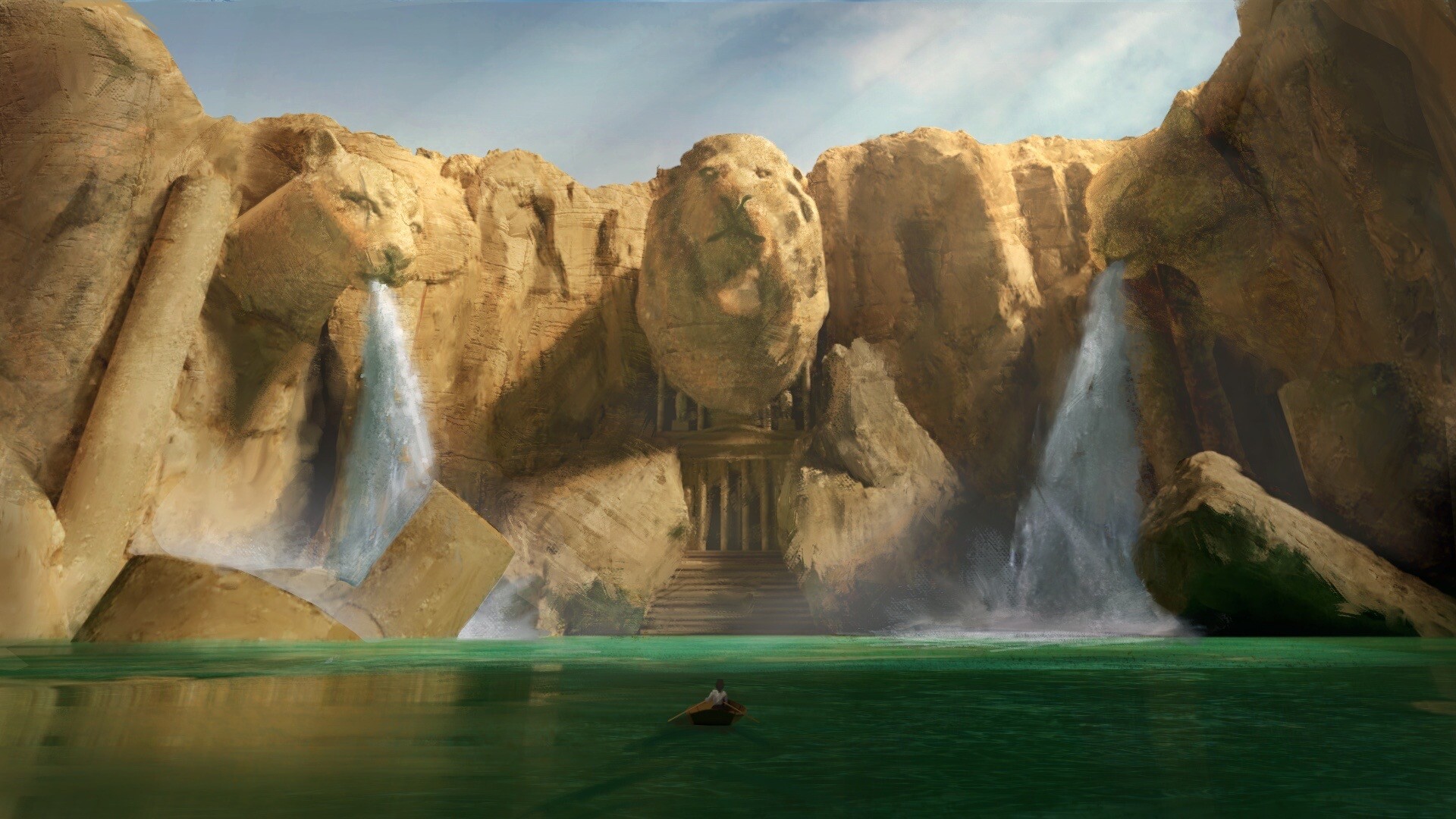 ArtStation - Lion Temple