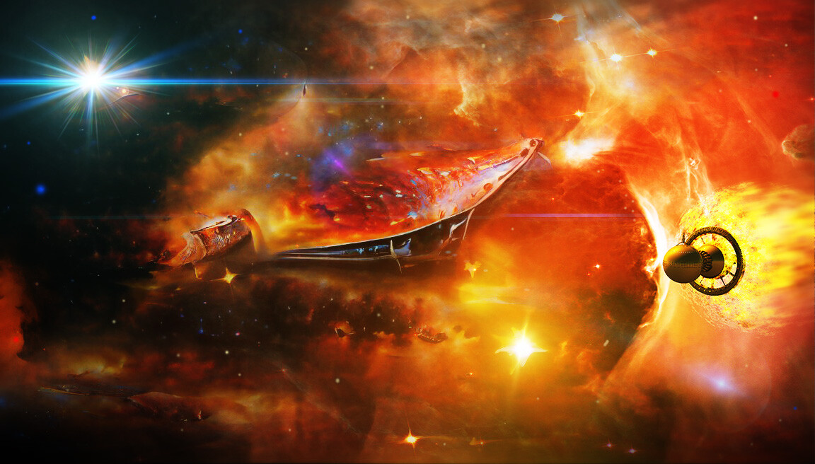 ArtStation - Deep Space Encouter