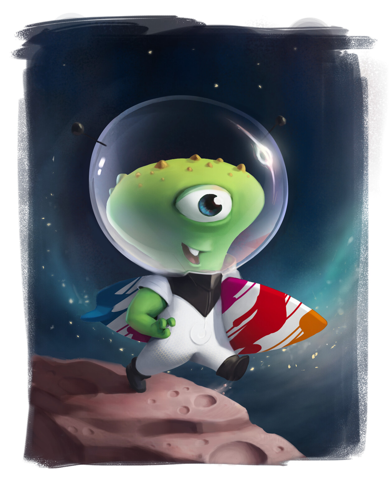 ArtStation - Space surfer