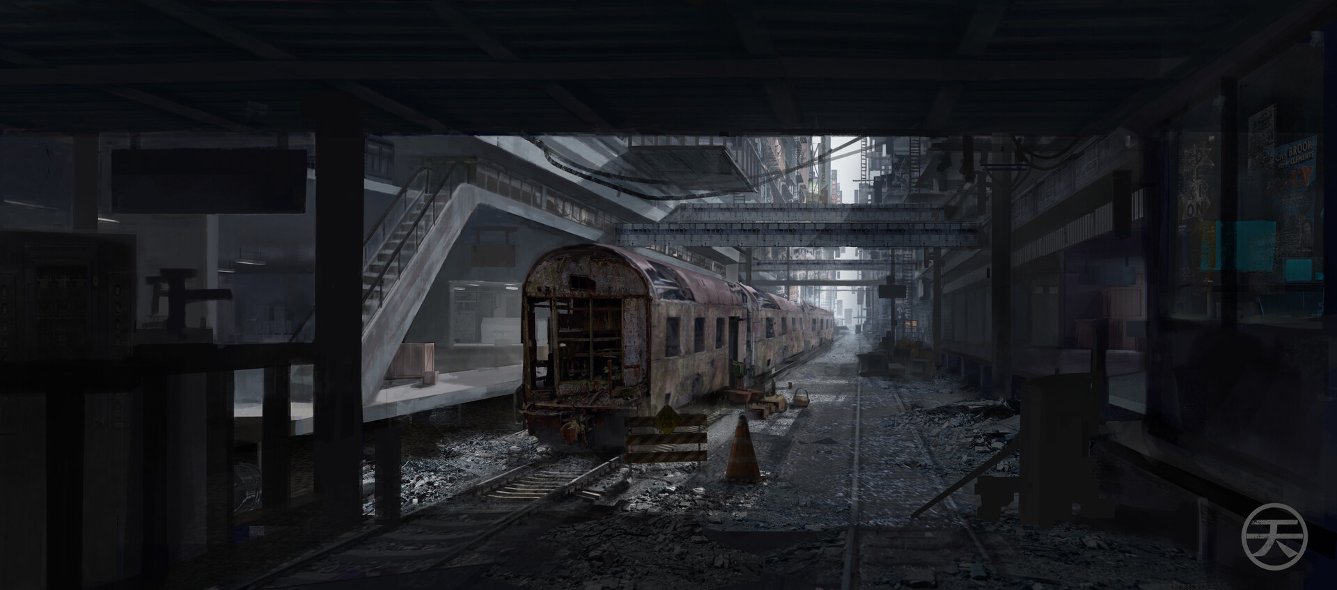 ArtStation - Abandoned station