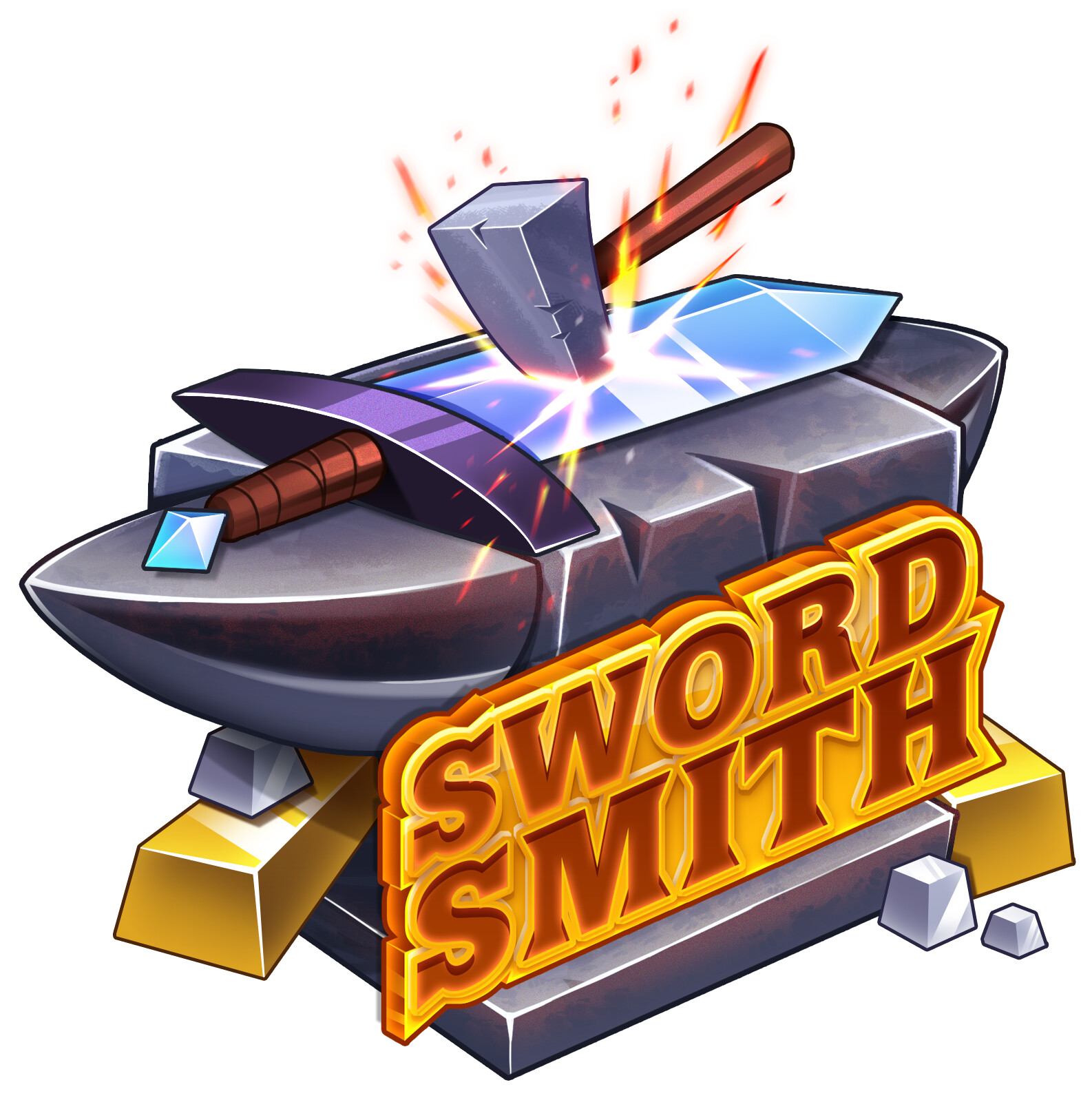 Ana Ribeiro - 'Swordsmith' Minecraft Logo