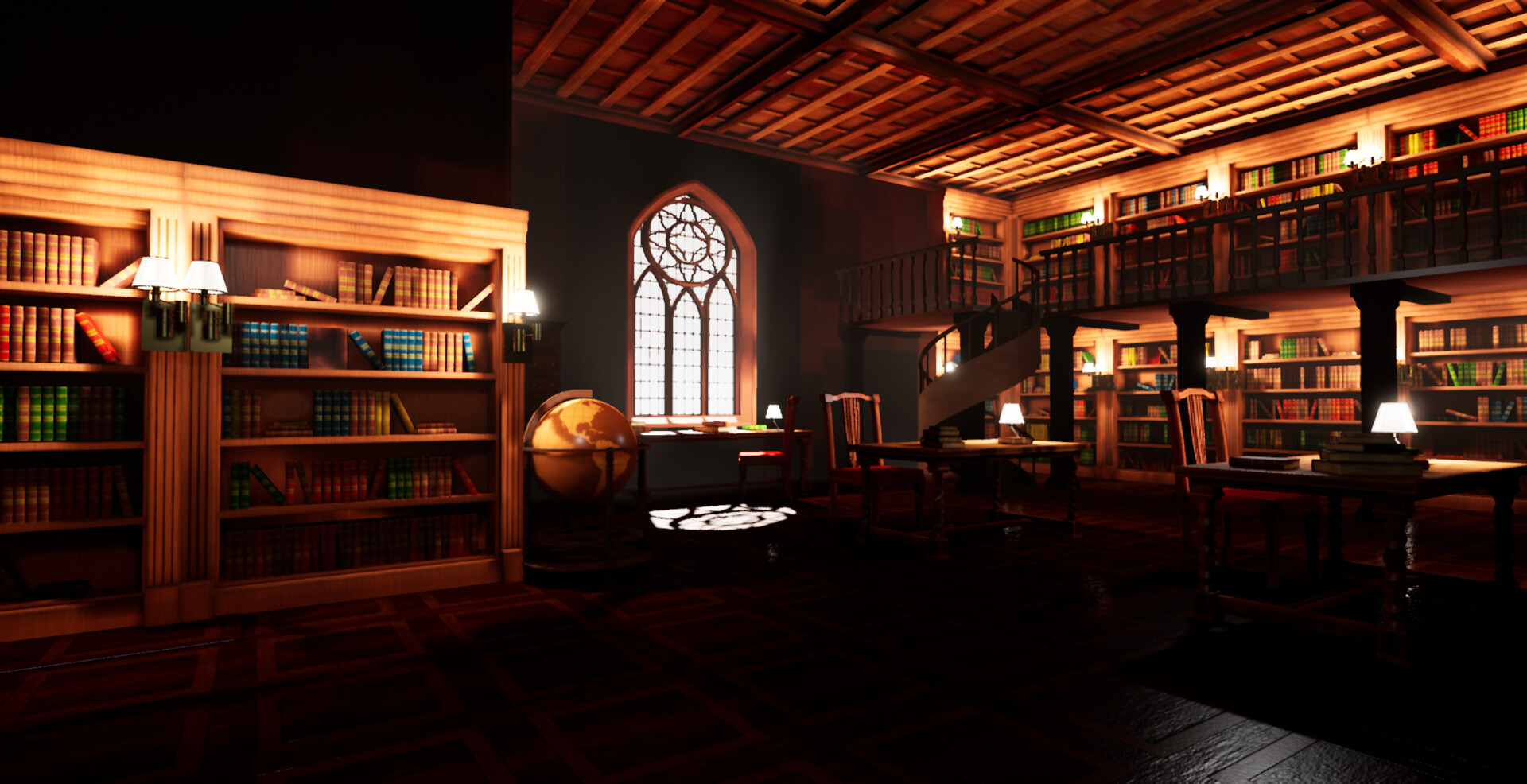 ArtStation - Old Fashioned Library