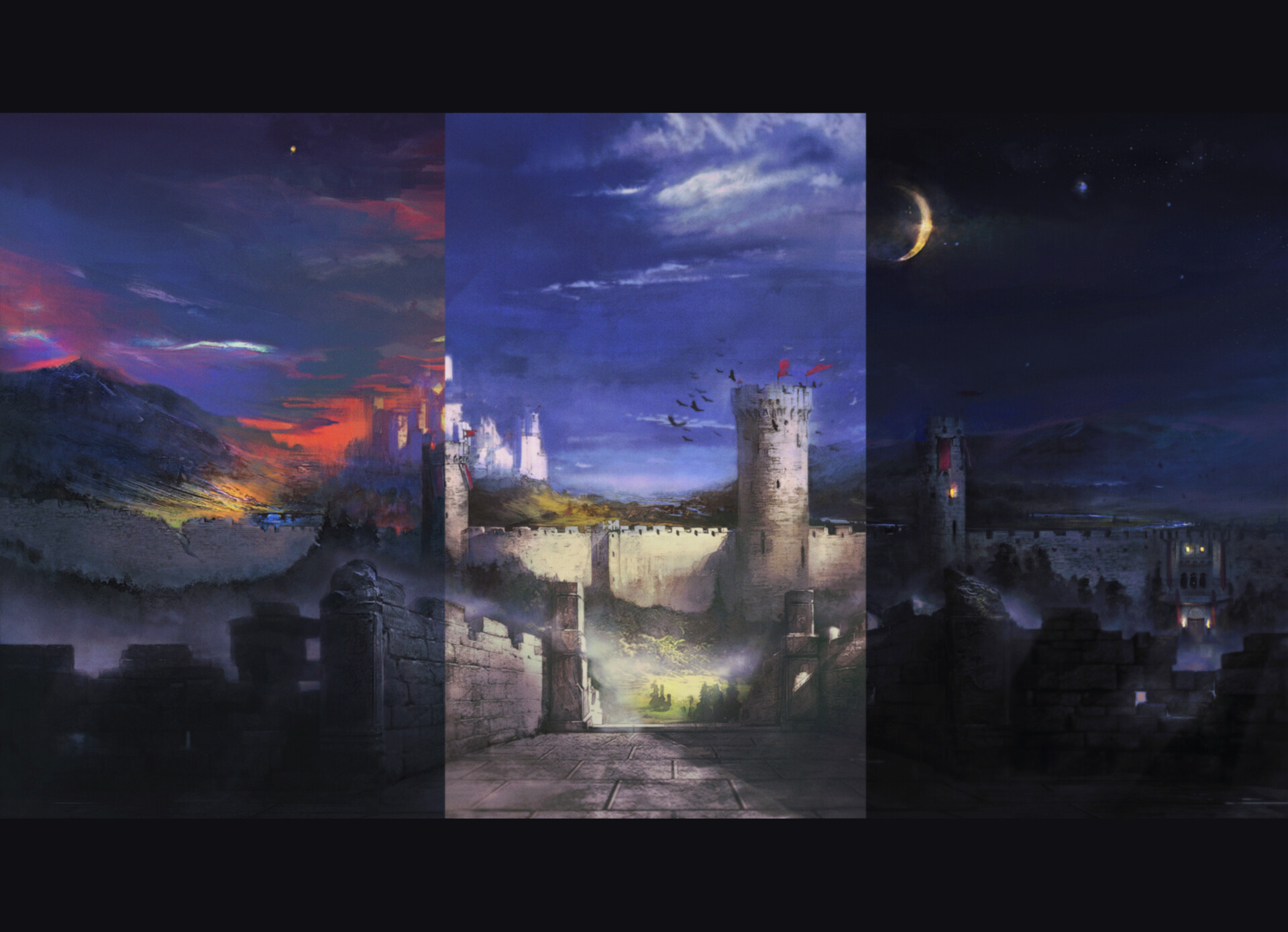 ArtStation - Duelist - backgrounds, pt1