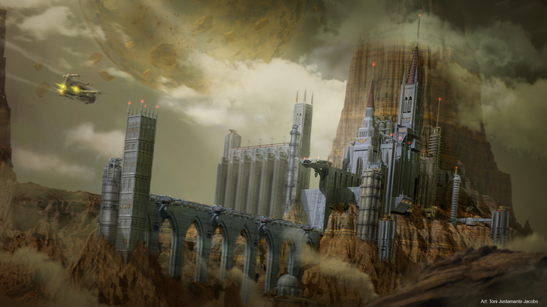 Imperial Outpost by Toni Justamante Jacobs : r/ImaginaryWarhammer