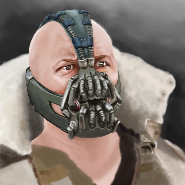 saeb - Tom Hardy as Bane
