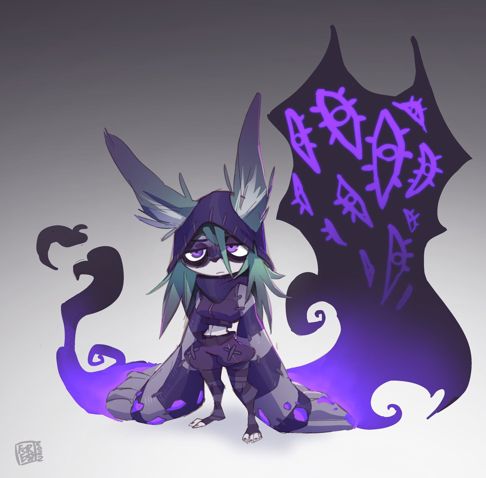 Forest - League of legends Vex design fanart