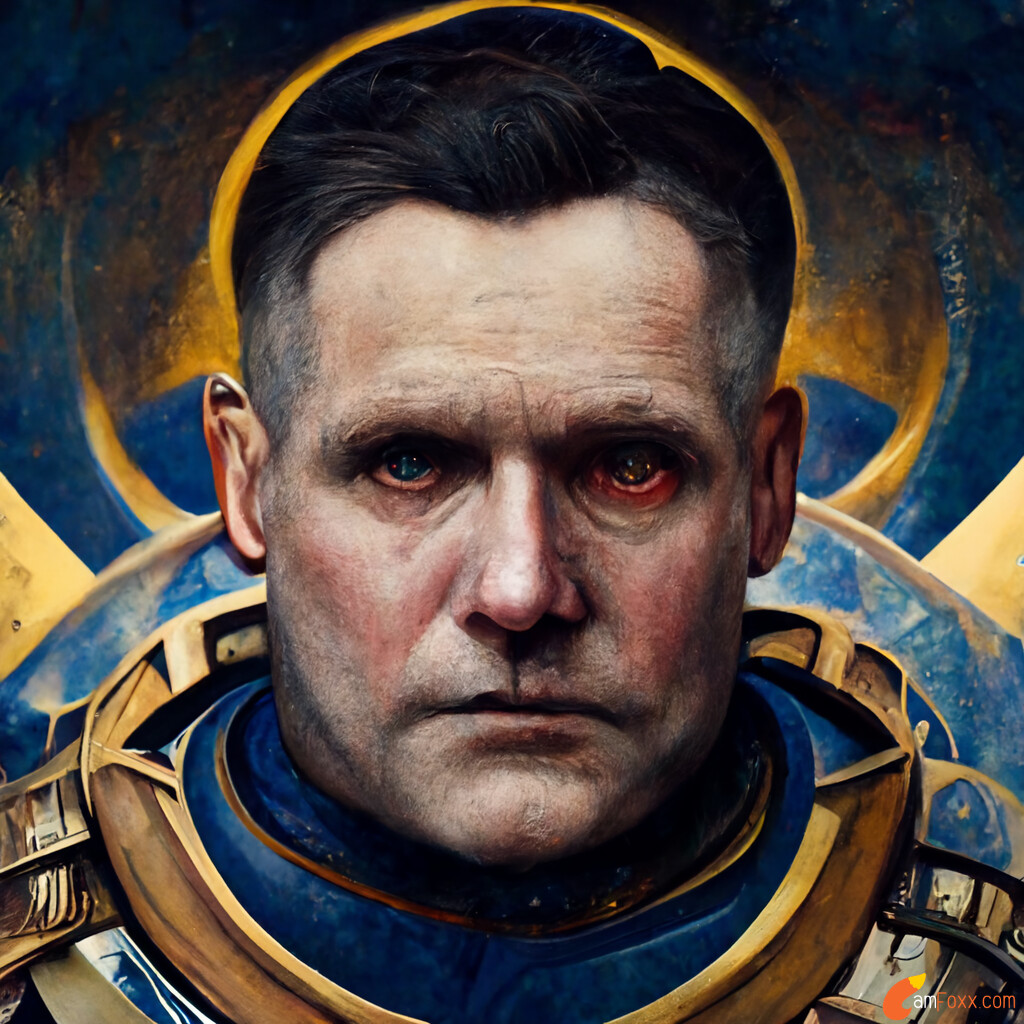 ArtStation - Ultramarines Officer - Warhammer 40K space marine