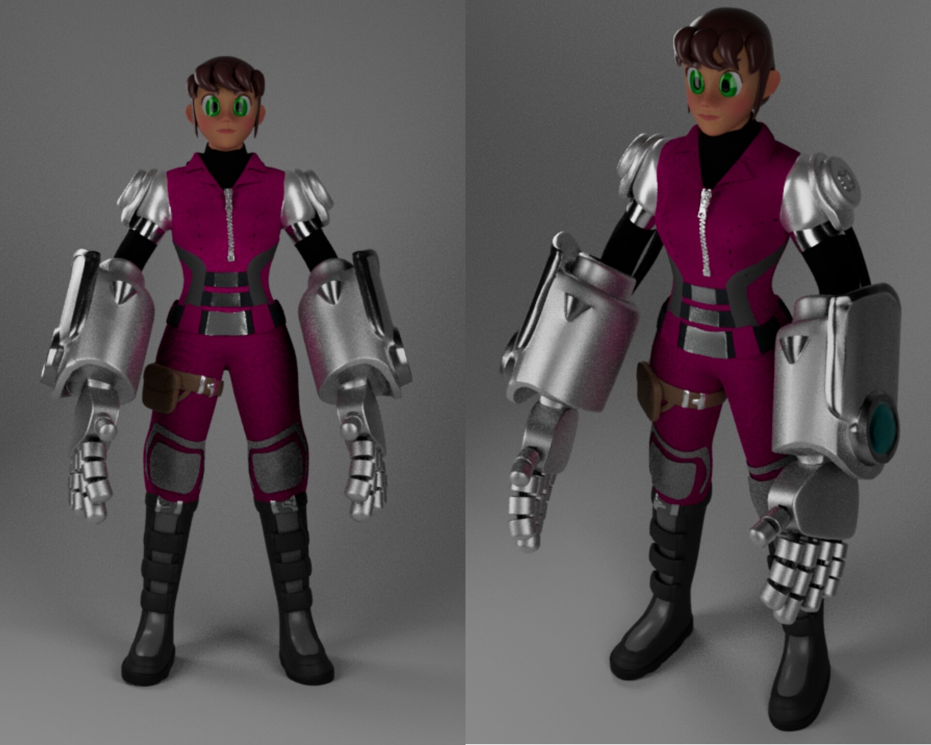 ArtStation - FINAL ASSIGMENT FULL CHARACTER RENDER