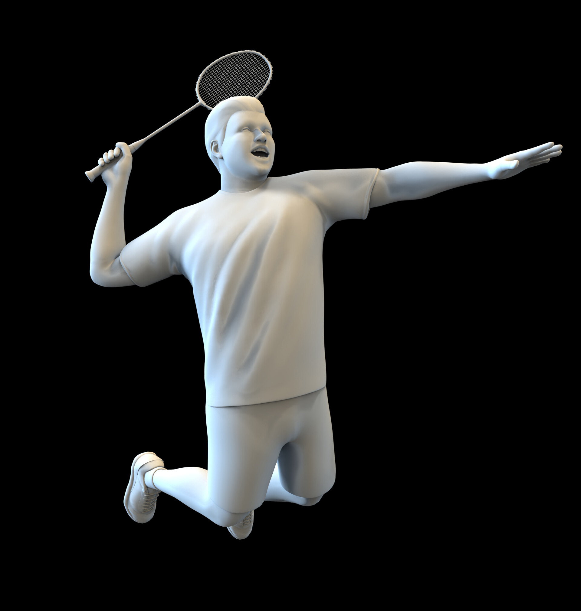 ArtStation - Badminton player